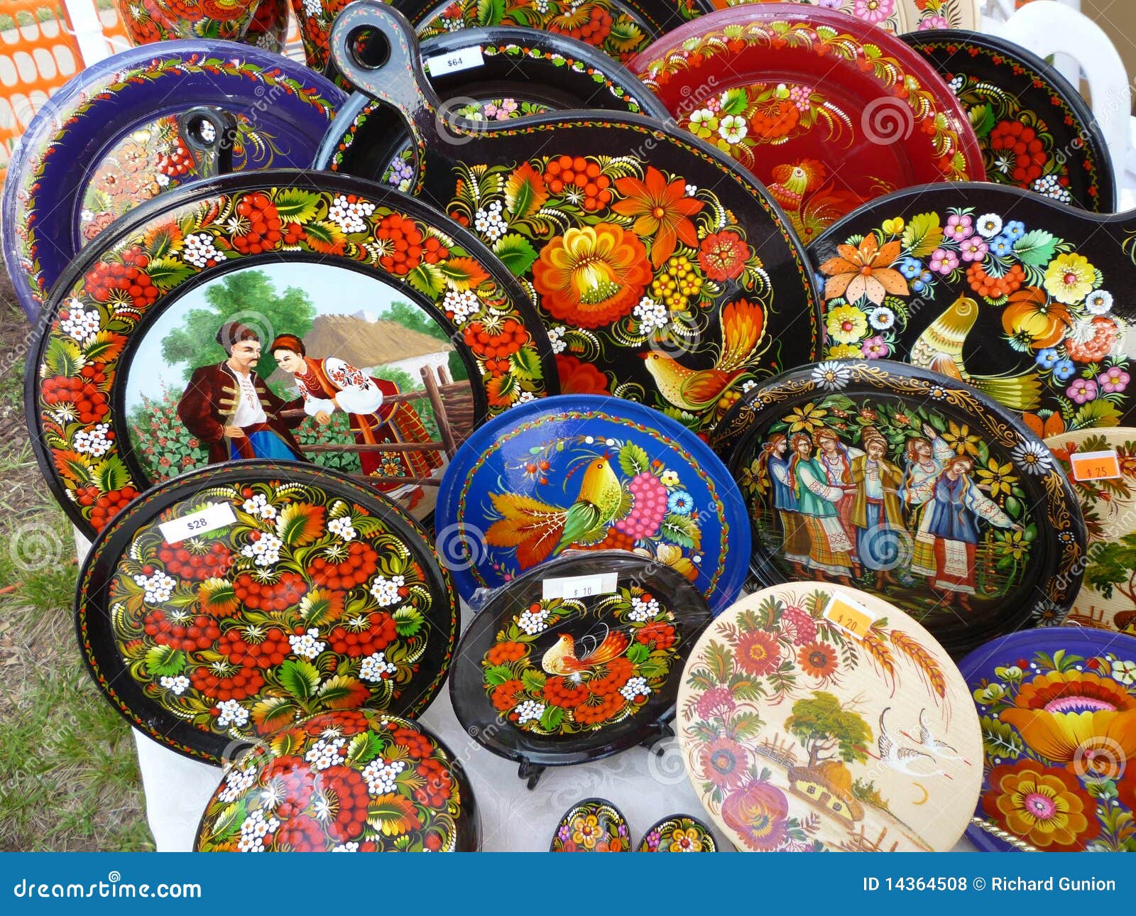 Beautiful Plate Collection stock photo. Image of collection - 14364508