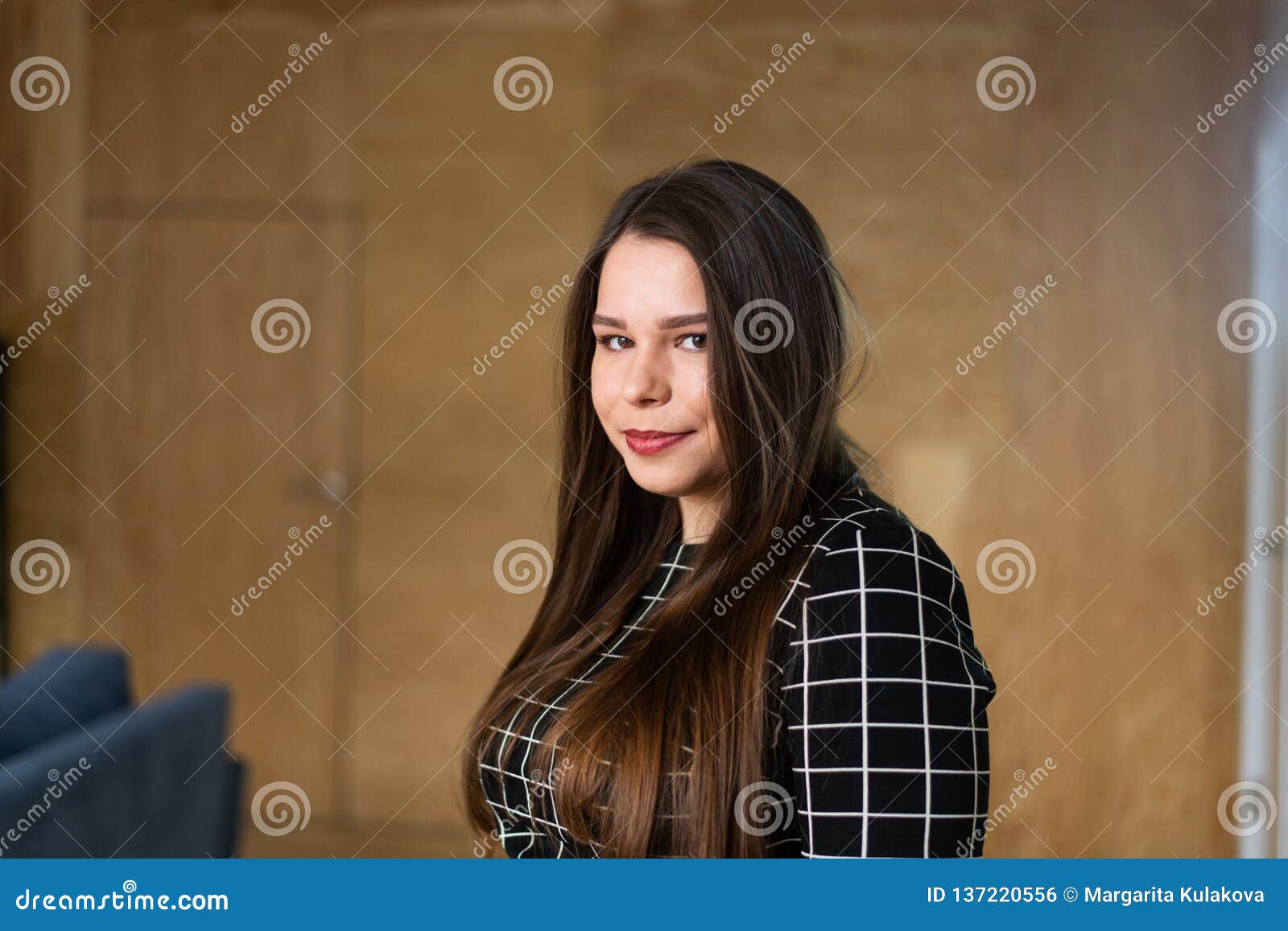 Beautiful Plus Size Female Model Posing in Studio Stock Photo - Image ...