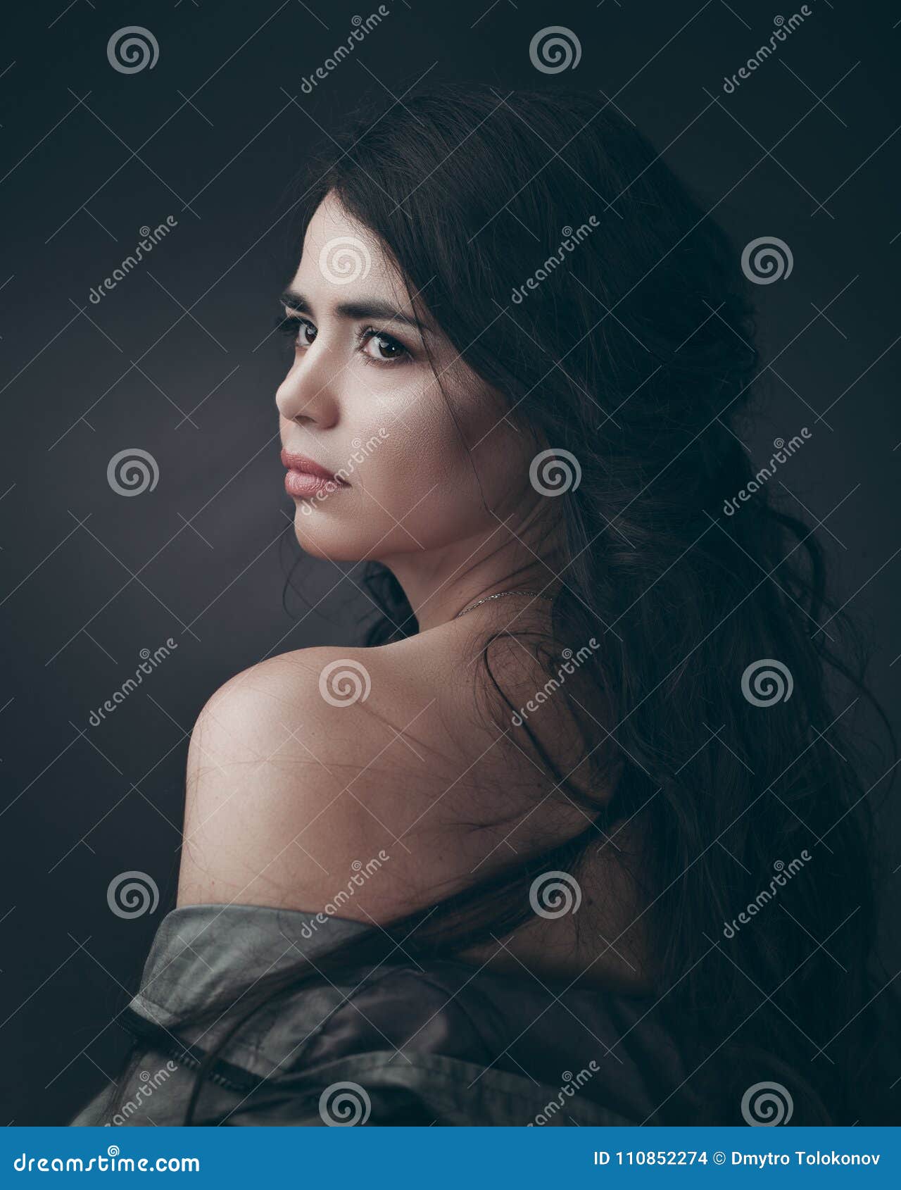 Beautiful Plus Size Model Posing at Camera Stock Photo - Image of ...