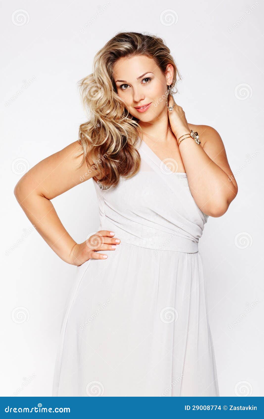 Beautiful plus size woman stock photo. Image of figure - 29008774
