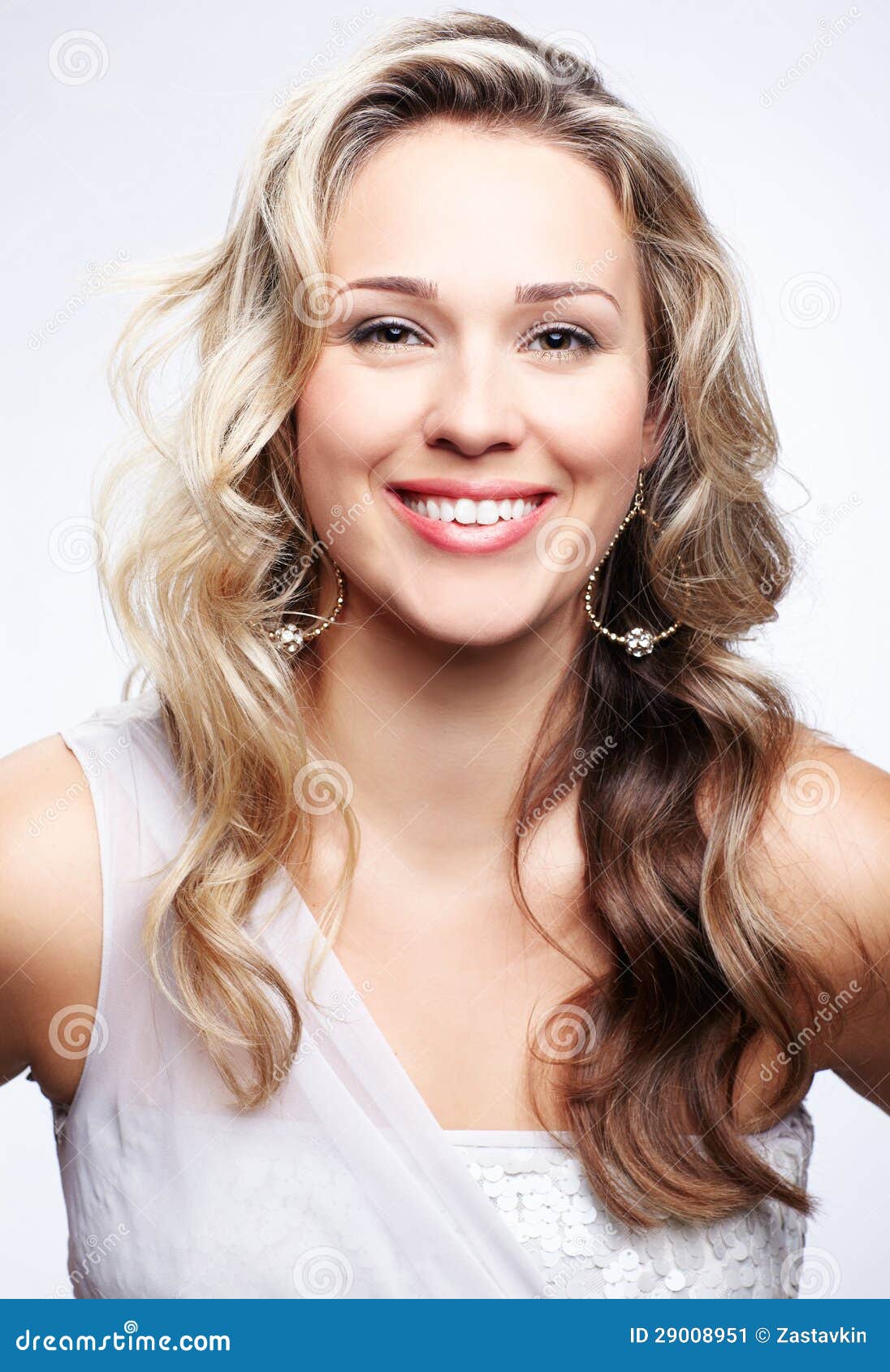 Beautiful plus size woman stock image. Image of curly - 29008951