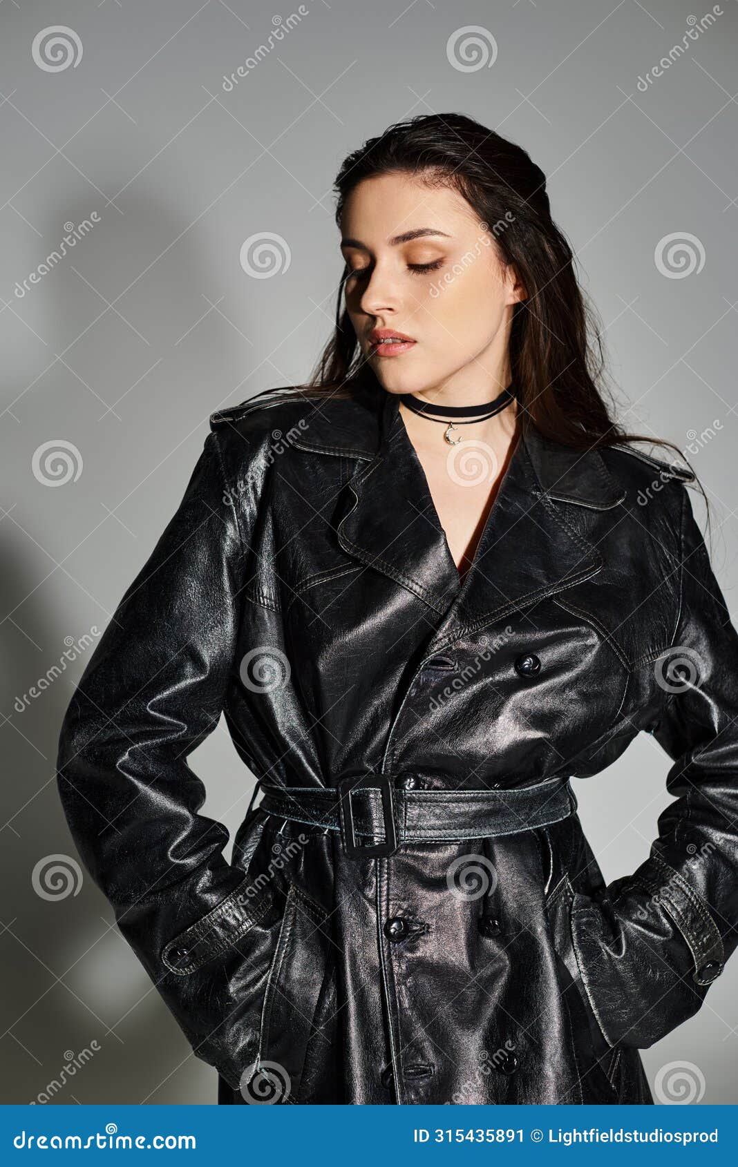 A Beautiful Plus Size Woman Strikes Stock Image Image Of Pose Caucasian 315435891
