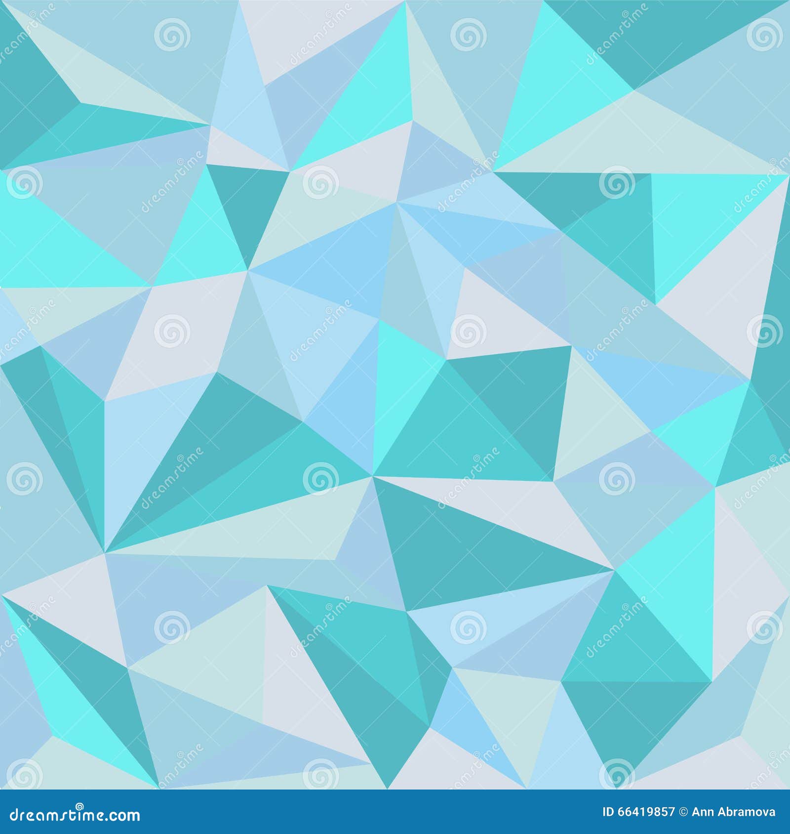 Beautiful Polygonal Blue Background Stock Vector - Illustration of ...