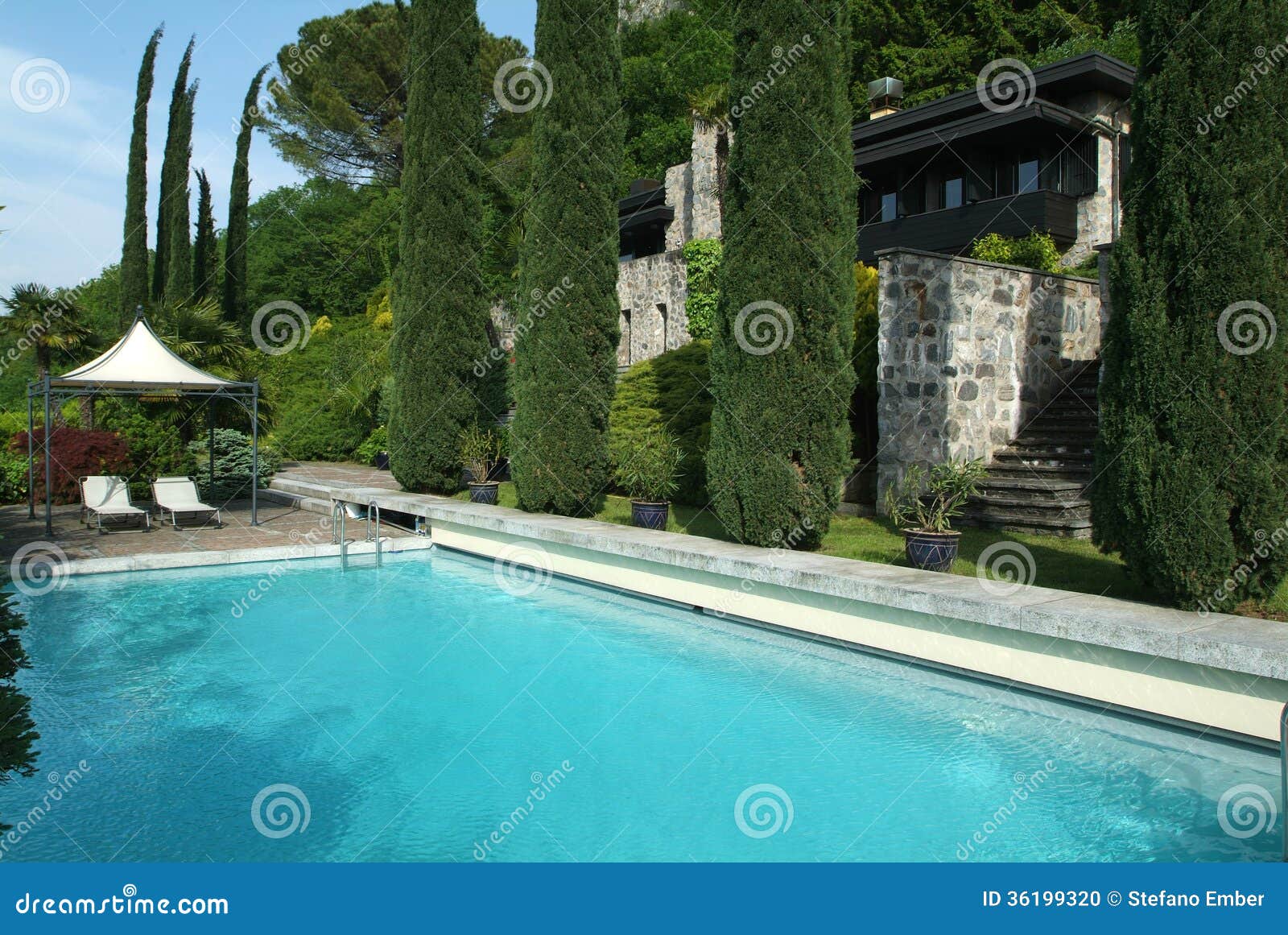 Beautiful Pool House Lugano Stock Photos - Free & Royalty-Free Stock ...