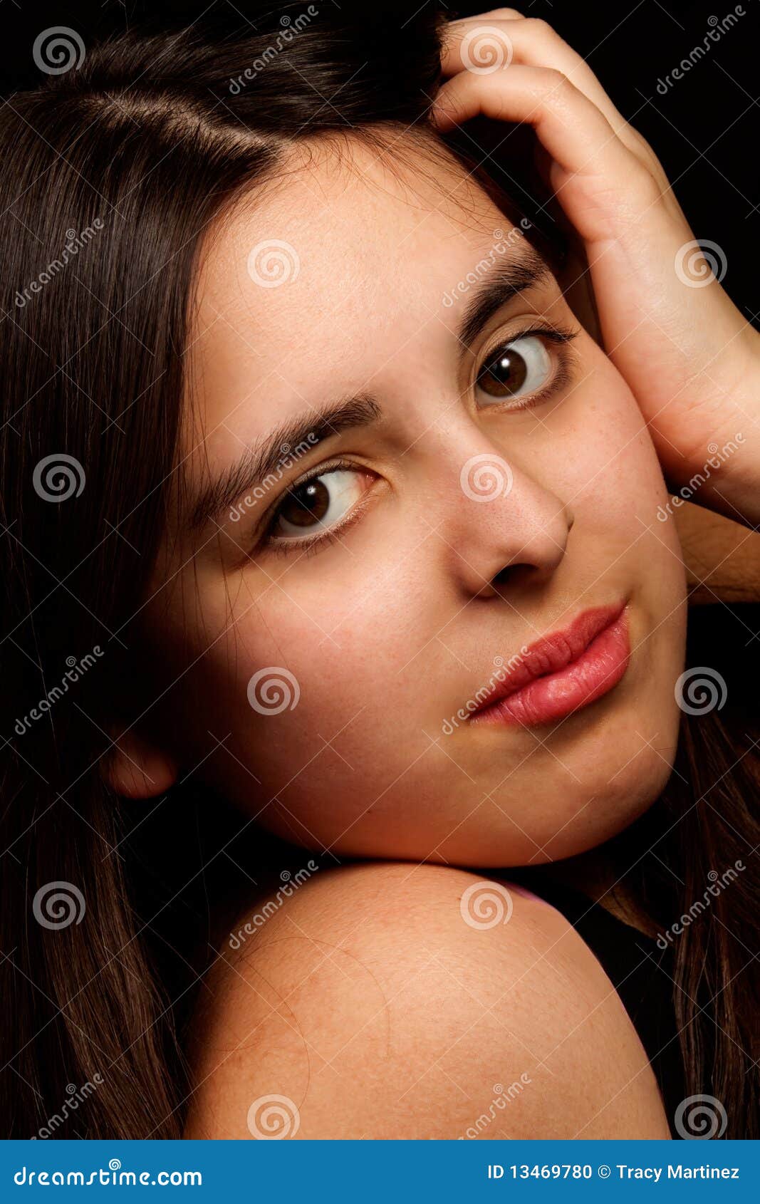 Beautiful Portrait stock photo. Image of eyed, pretty - 13469780