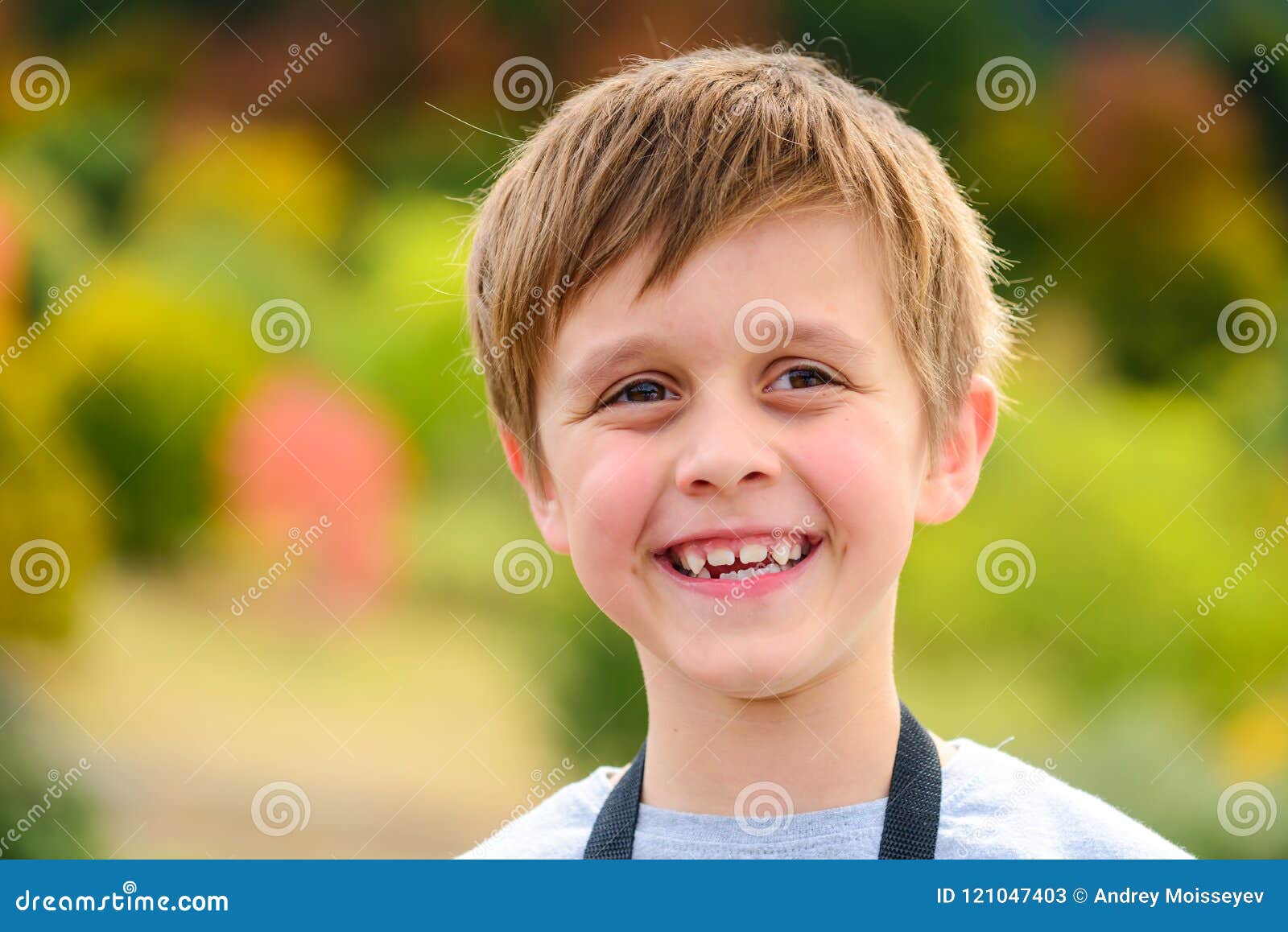 Beautiful Portrait of Smiling Boy Stock Image - Image of happiness ...