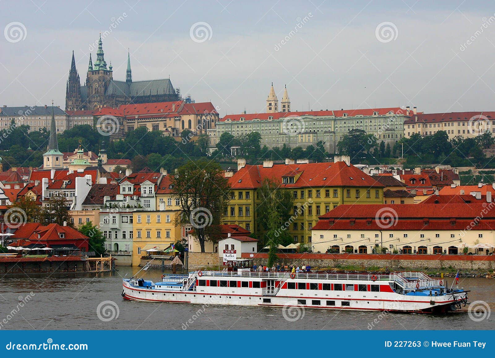 Beautiful Prague stock image. Image of chain, cathedral - 227263