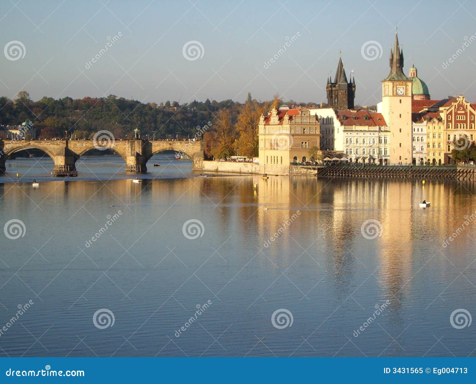 Beautiful Prague stock image. Image of castle, brick, architecture ...