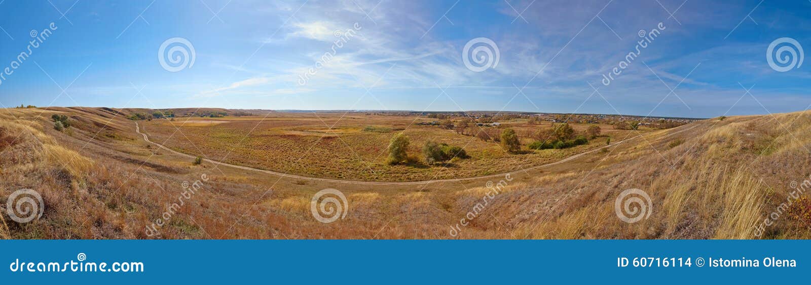 Beautiful Prairie Landscape. Stock Photo - Image of scene, blue: 60716114