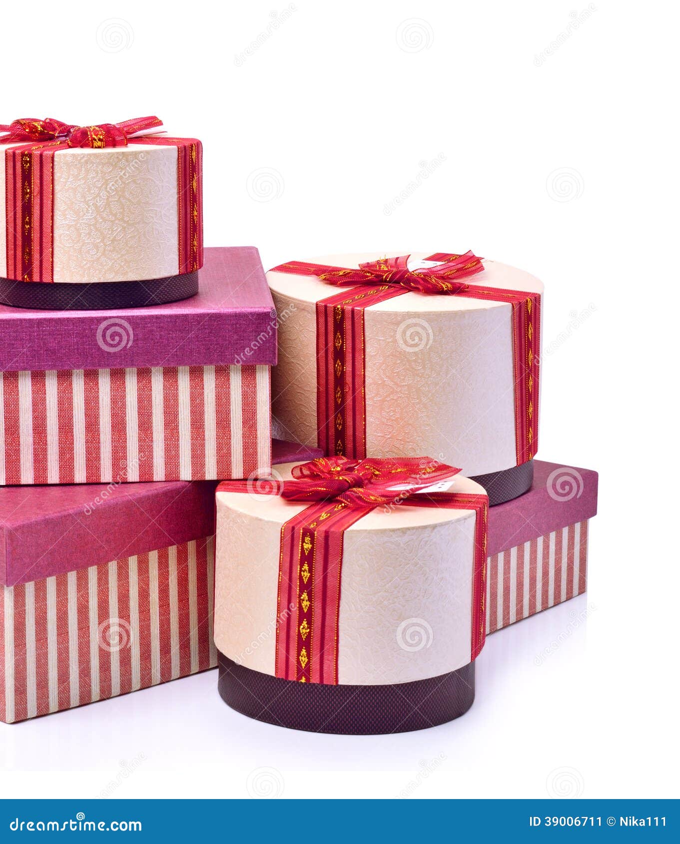 Beautiful present boxes stock image. Image of christmas - 39006711