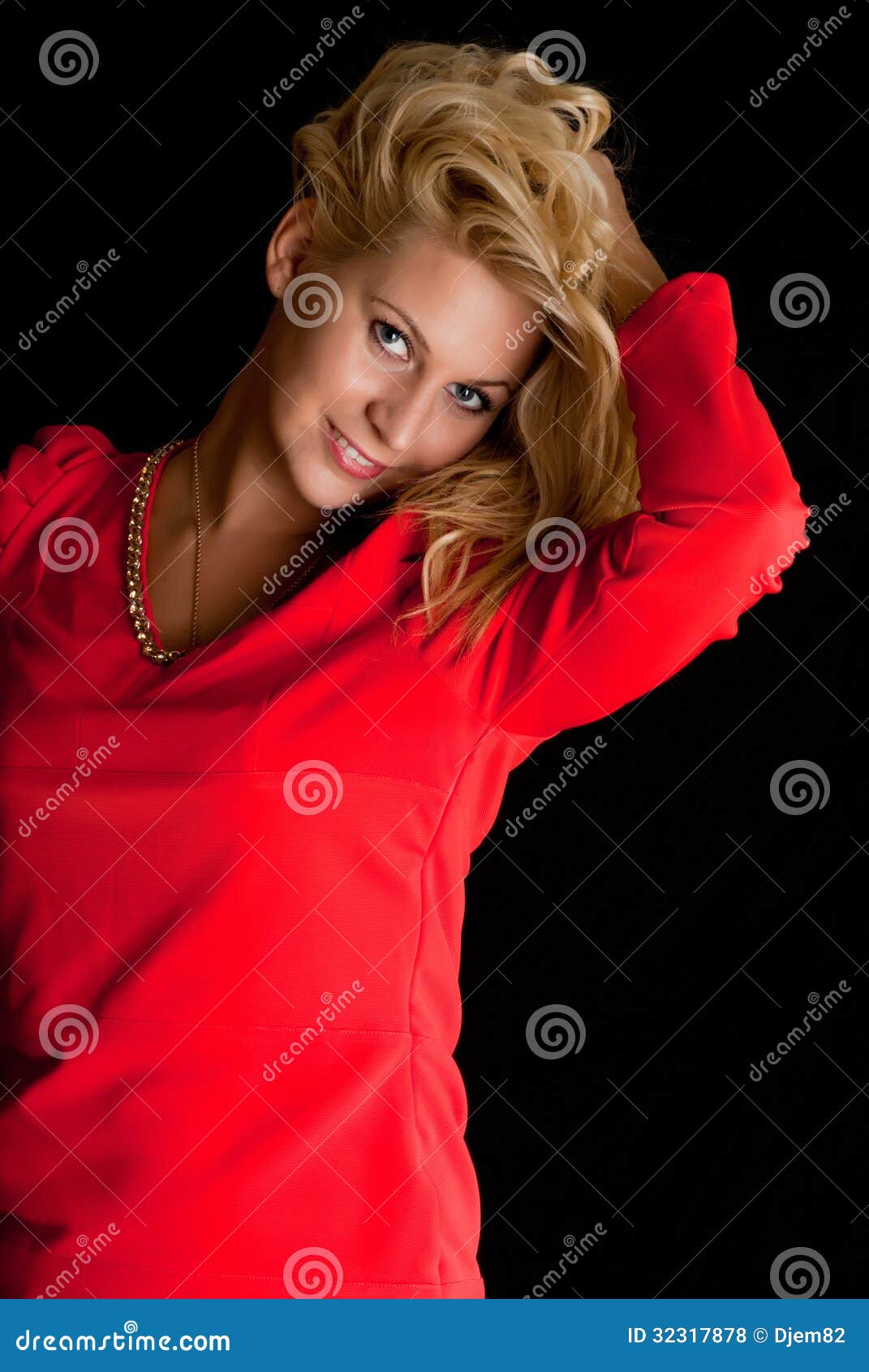 Beautiful pretty woman stock photo. Image of girl, contrast - 32317878