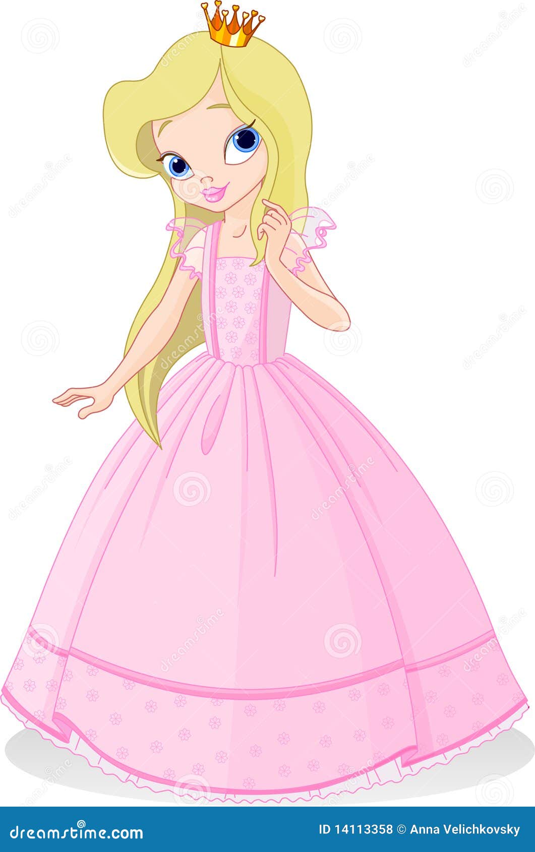 Beautiful Princess Vector Illustration | CartoonDealer.com #14113358