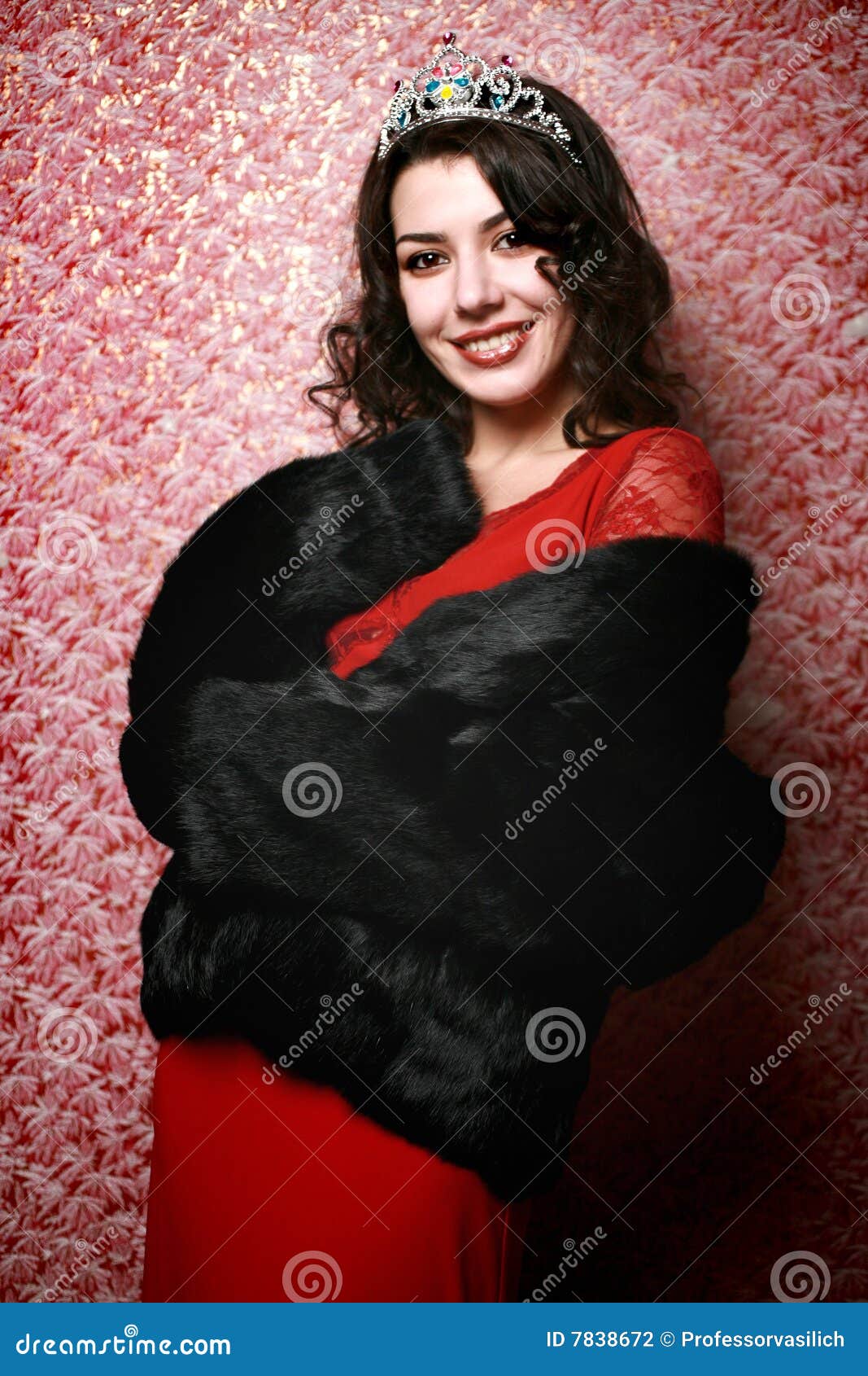 Beautiful princess stock photo. Image of indoors, fashion - 7838672