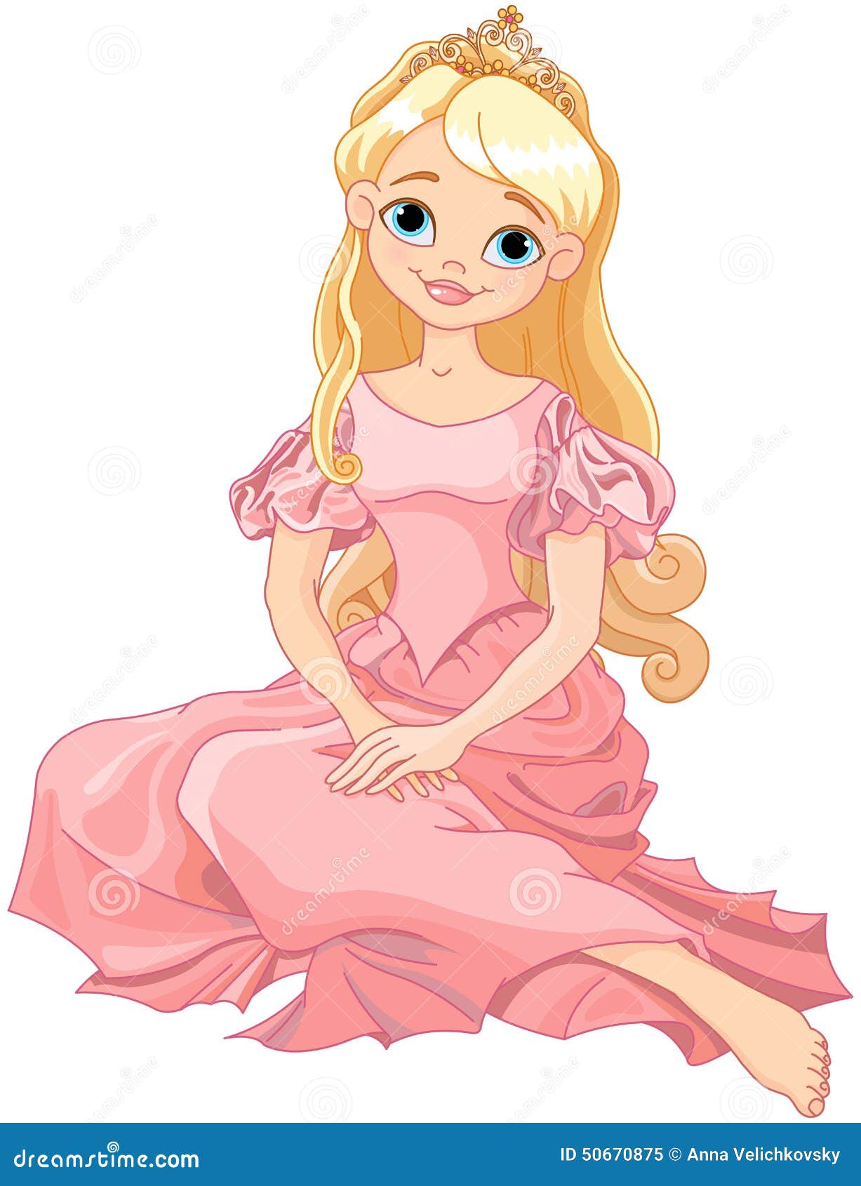 A Beautiful Princess And A Young Man. Dance At The Prom. Isolated ...