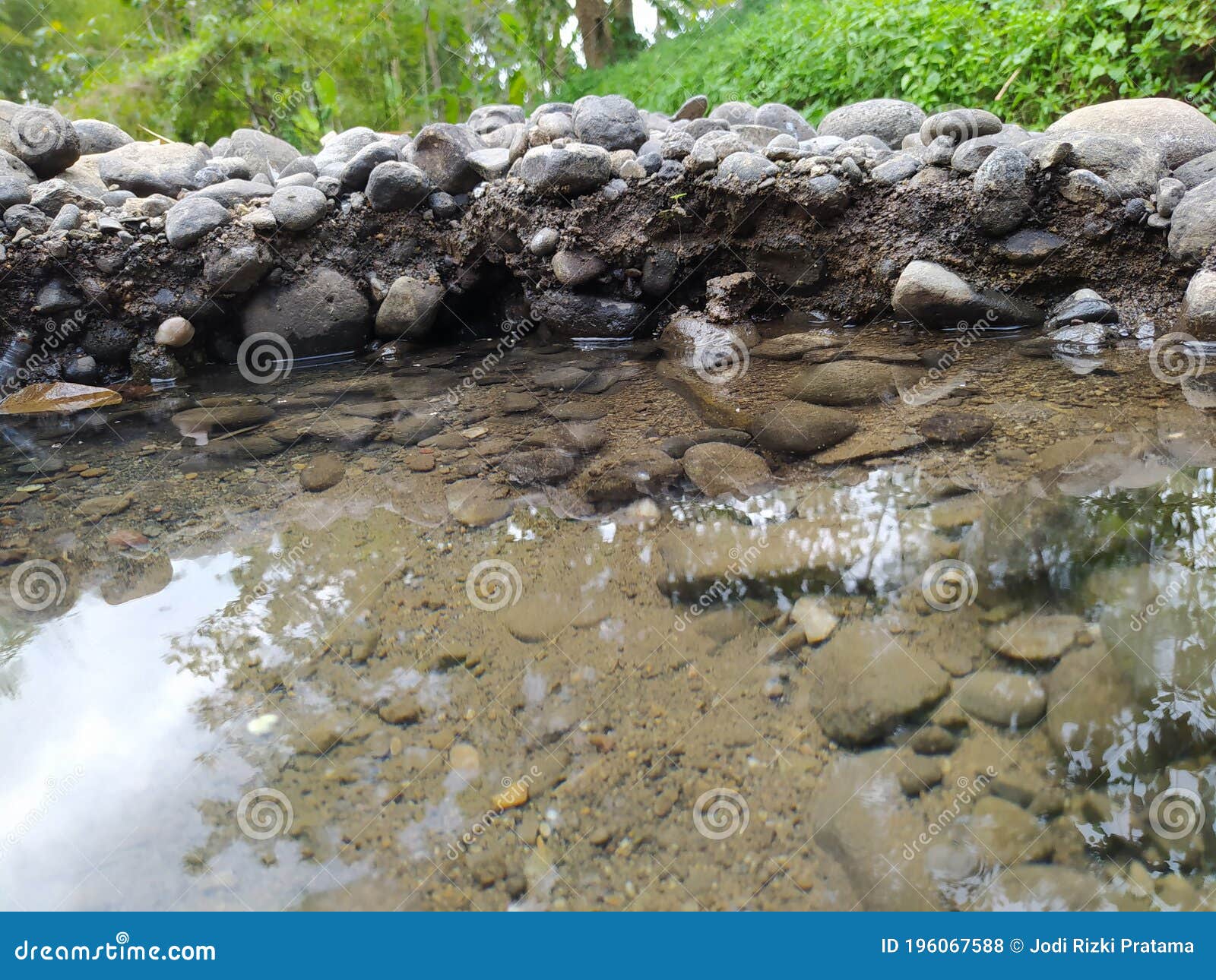 Beautiful Puddle in the River Stock Photo - Image of nature, puddle ...