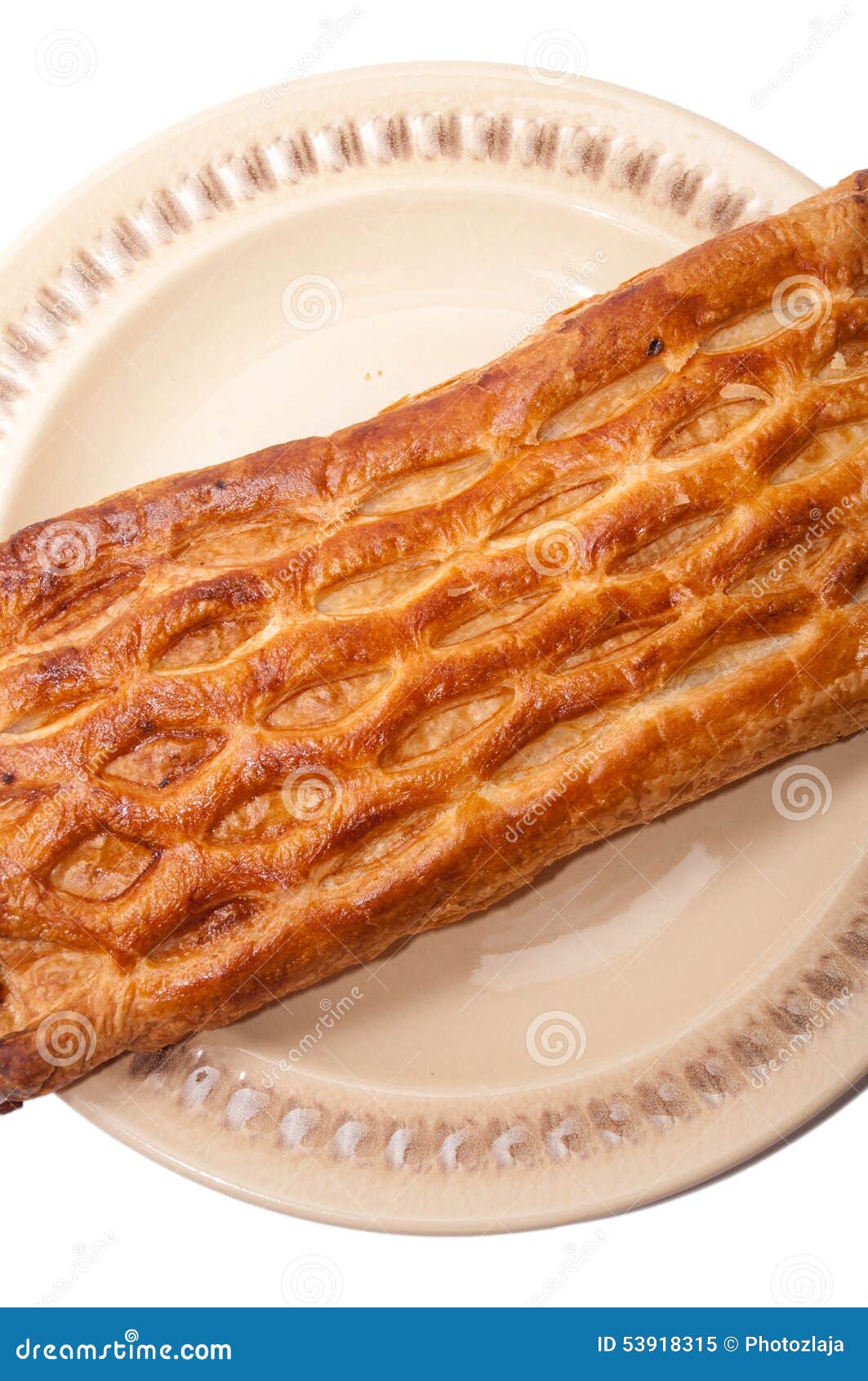 Beautiful Puff Pastry on the Plate Stock Image - Image of delicious ...