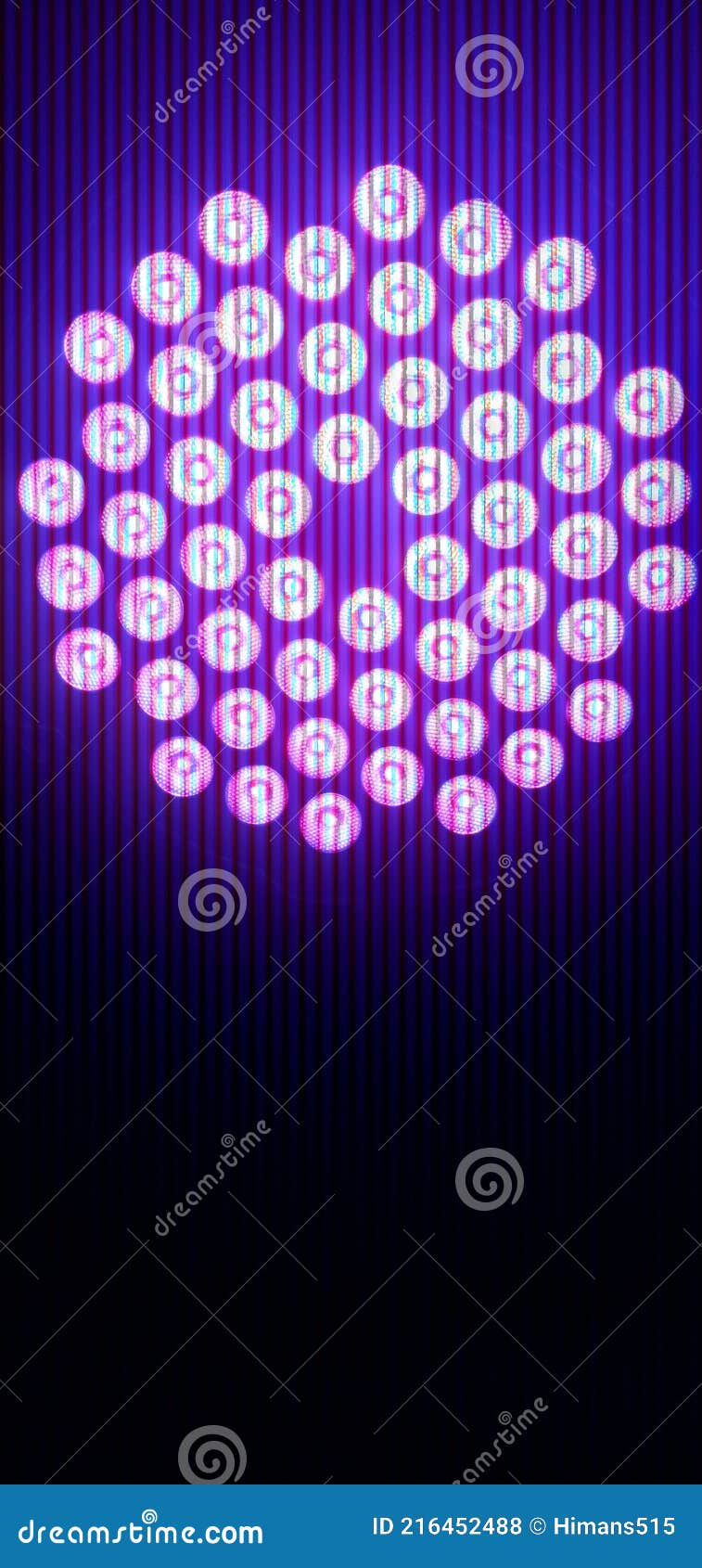 Beautiful Purple Dj Light Close Up Stock Photo - Image of signage, neon ...