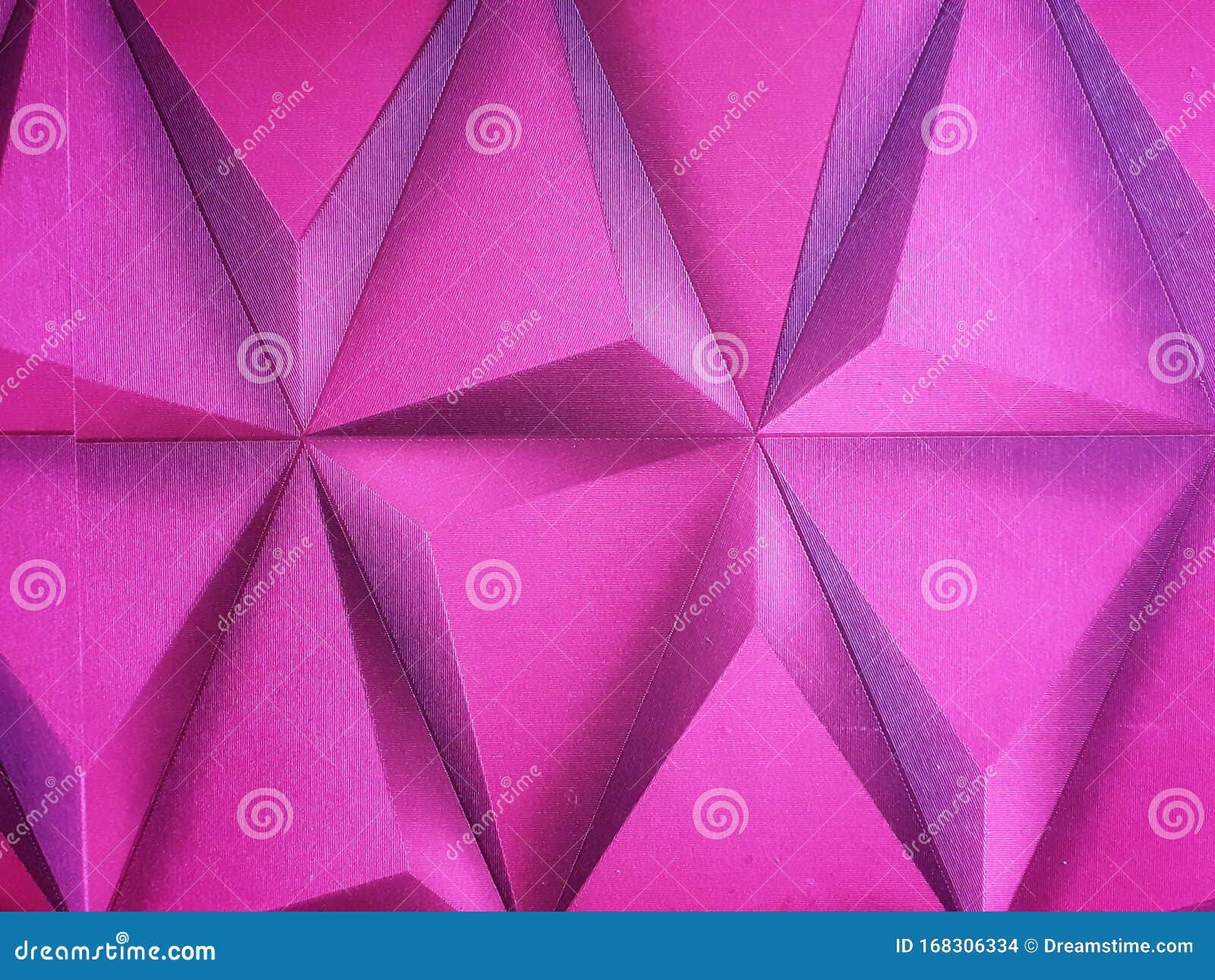 Beautiful Purple Three-dimensional Triangle Background. Stock Photo ...