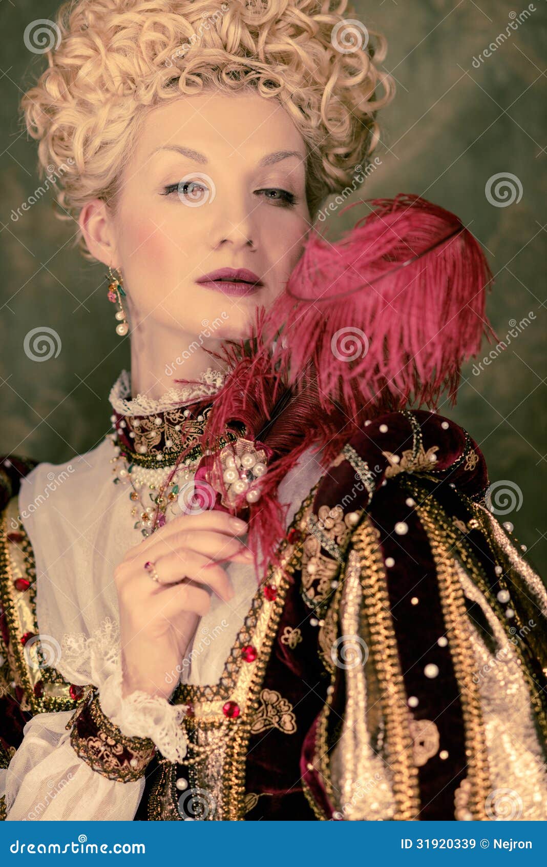 Beautiful queen stock image. Image of elegant, collar - 31920339