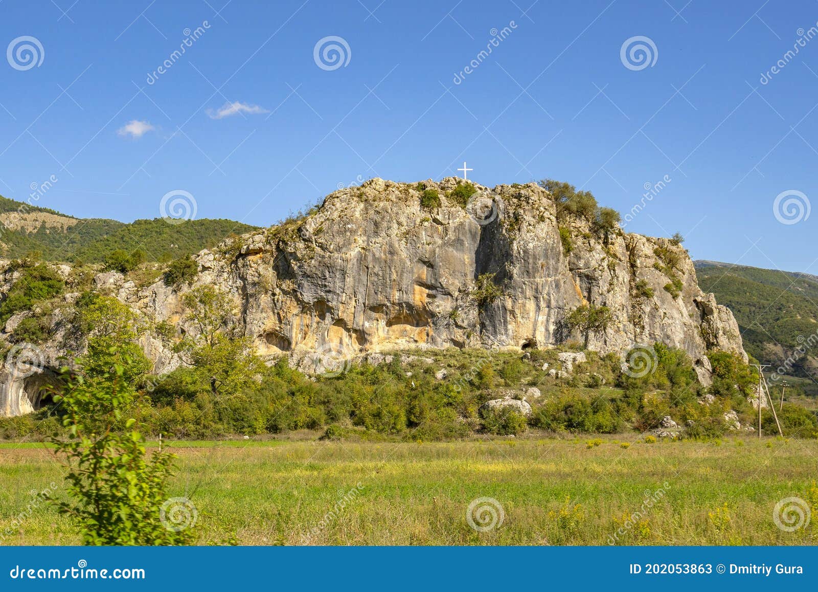 Beautiful and Quiet Nature Landscape Stock Image - Image of panorama ...