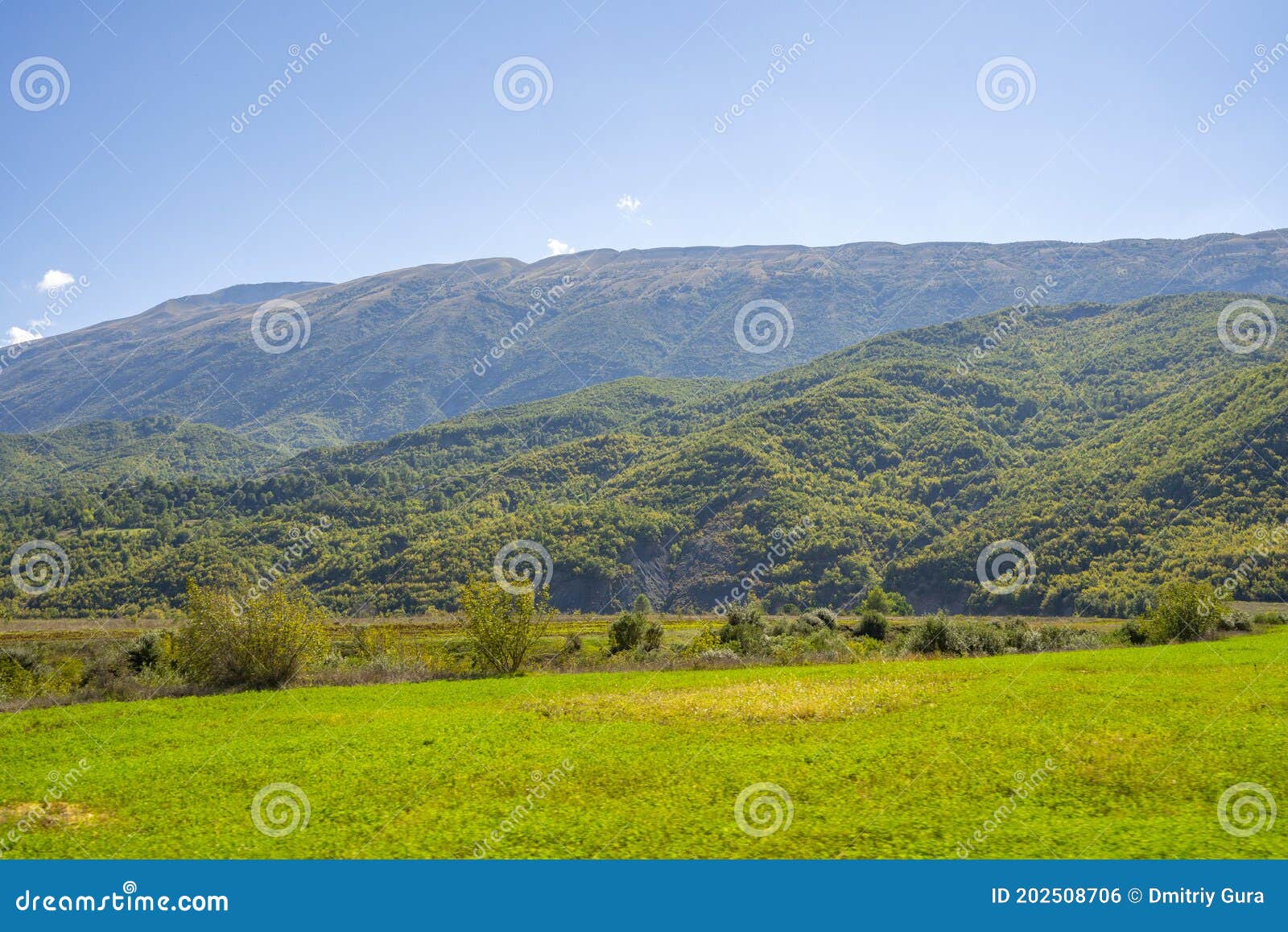 Beautiful and Quiet Nature Landscape Stock Photo - Image of aerial ...