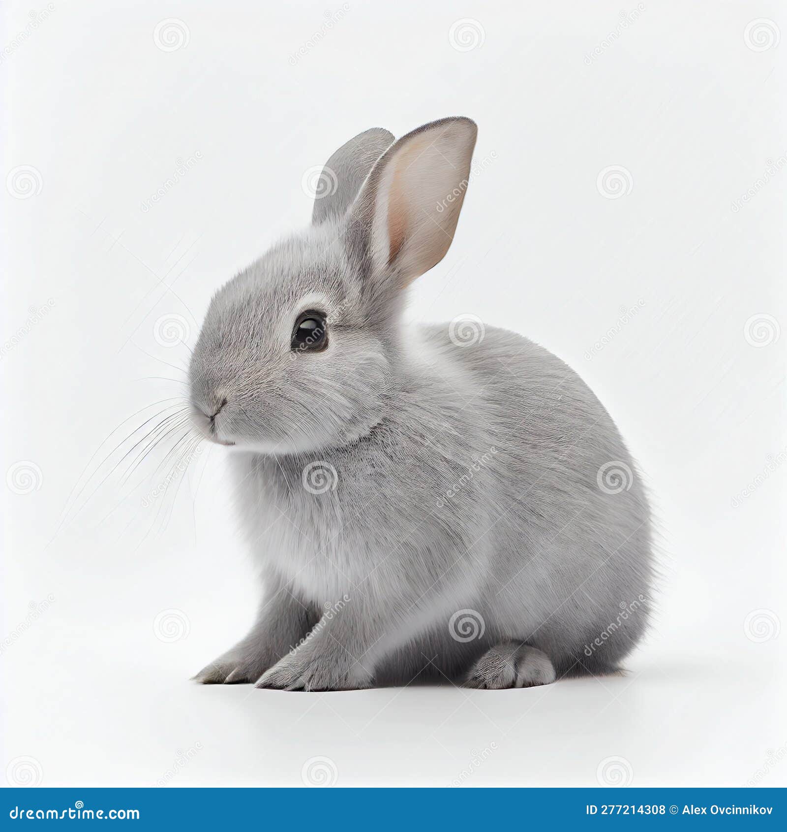 Beautiful Rabbit Smiling Face Cartoon In Black And White ...