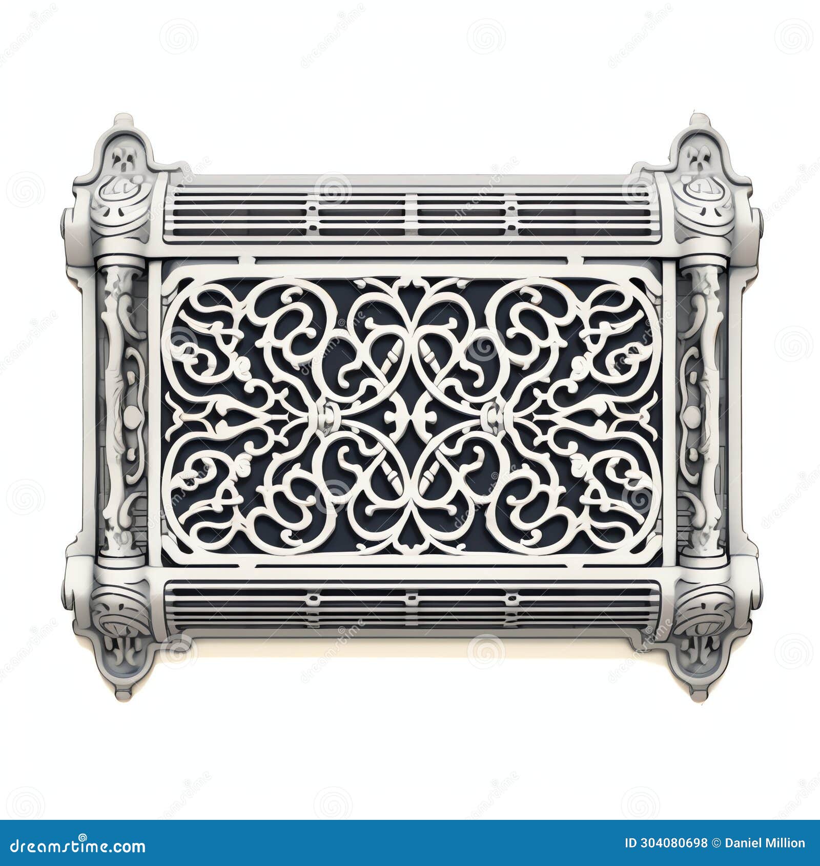 Beautiful Radiator Grille Clipart Illustration | CartoonDealer.com ...