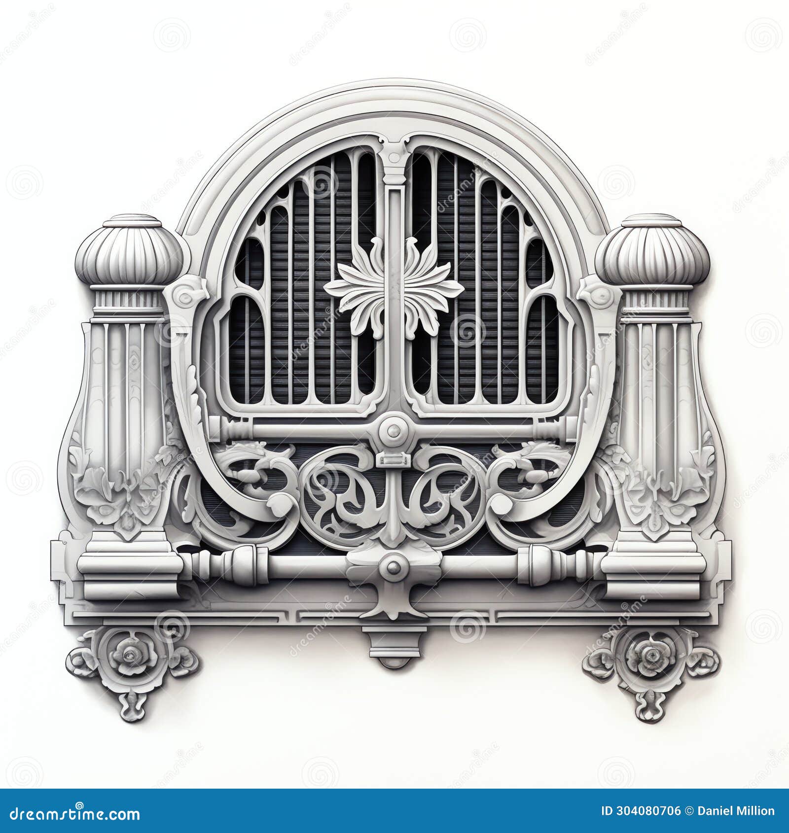 Beautiful Radiator Grille Clipart Illustration | CartoonDealer.com ...