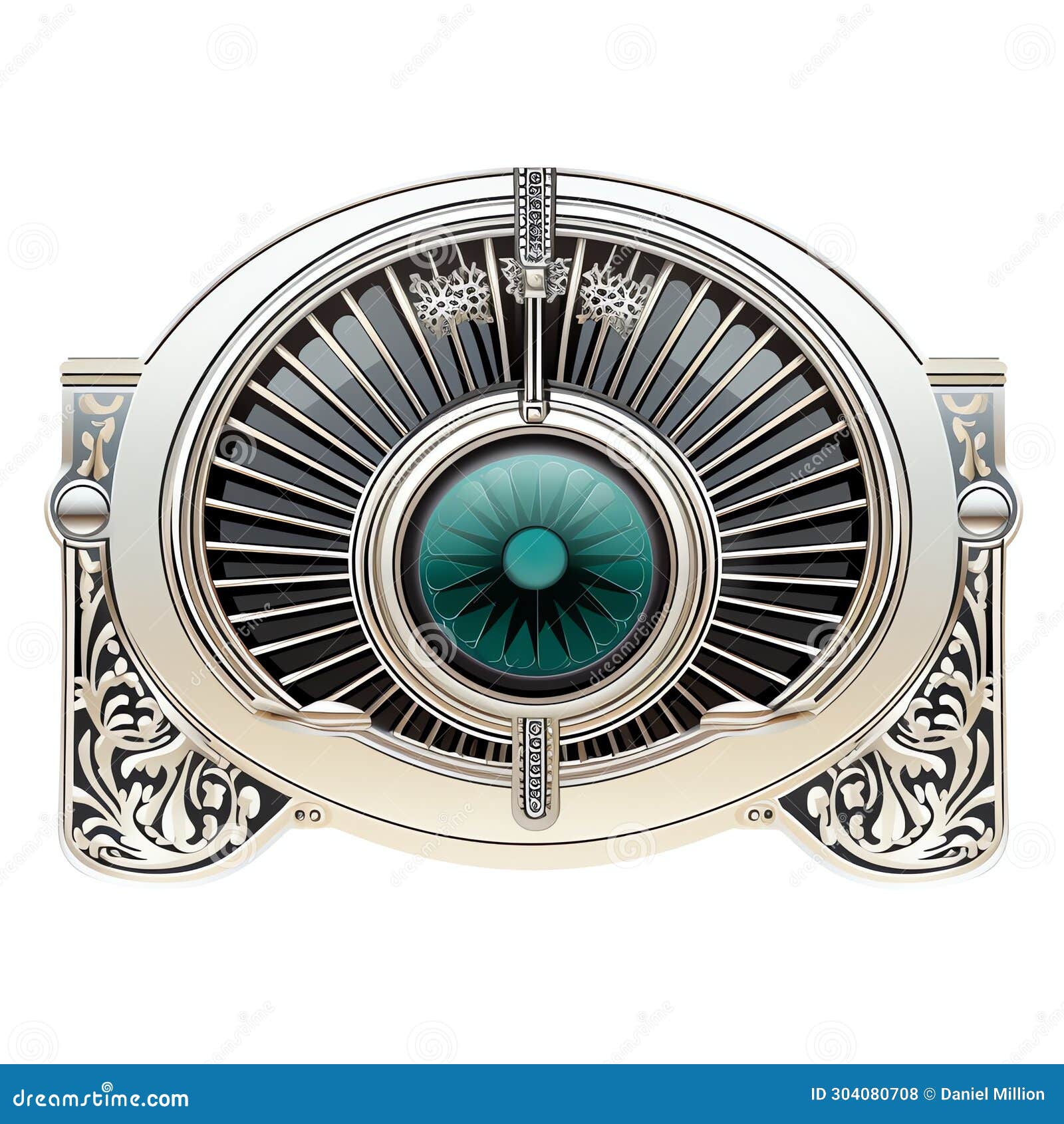 Beautiful Radiator Grille Clipart Illustration | CartoonDealer.com ...