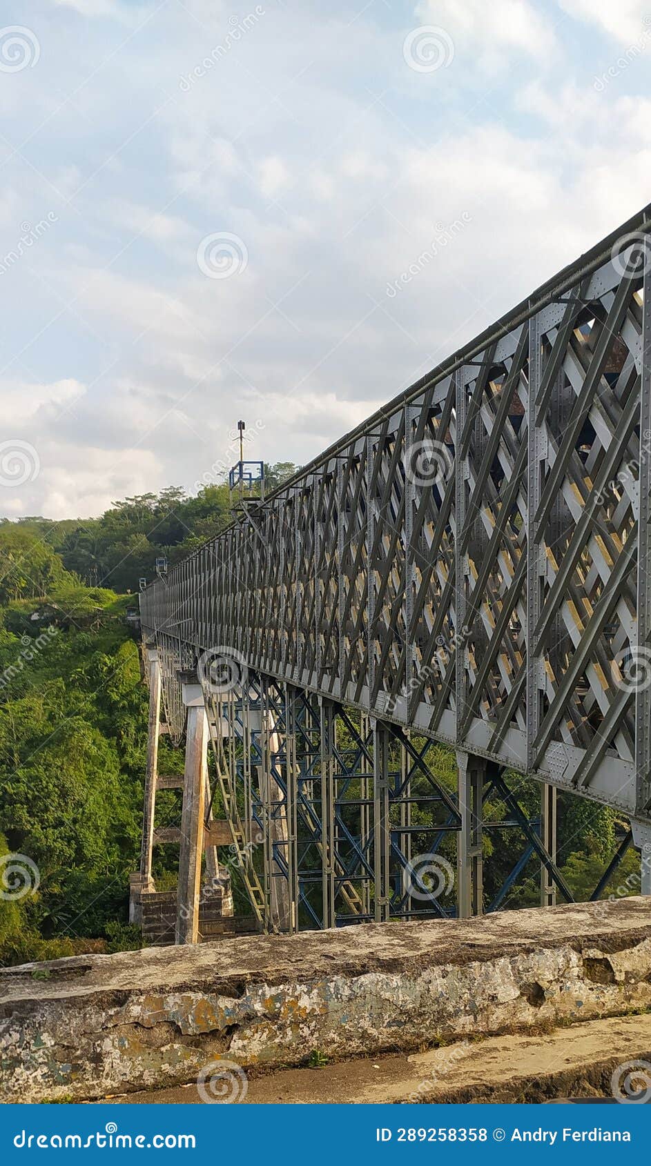 Beautiful Railway Bridge in Indonesia Stock Photo - Image of beautiful ...