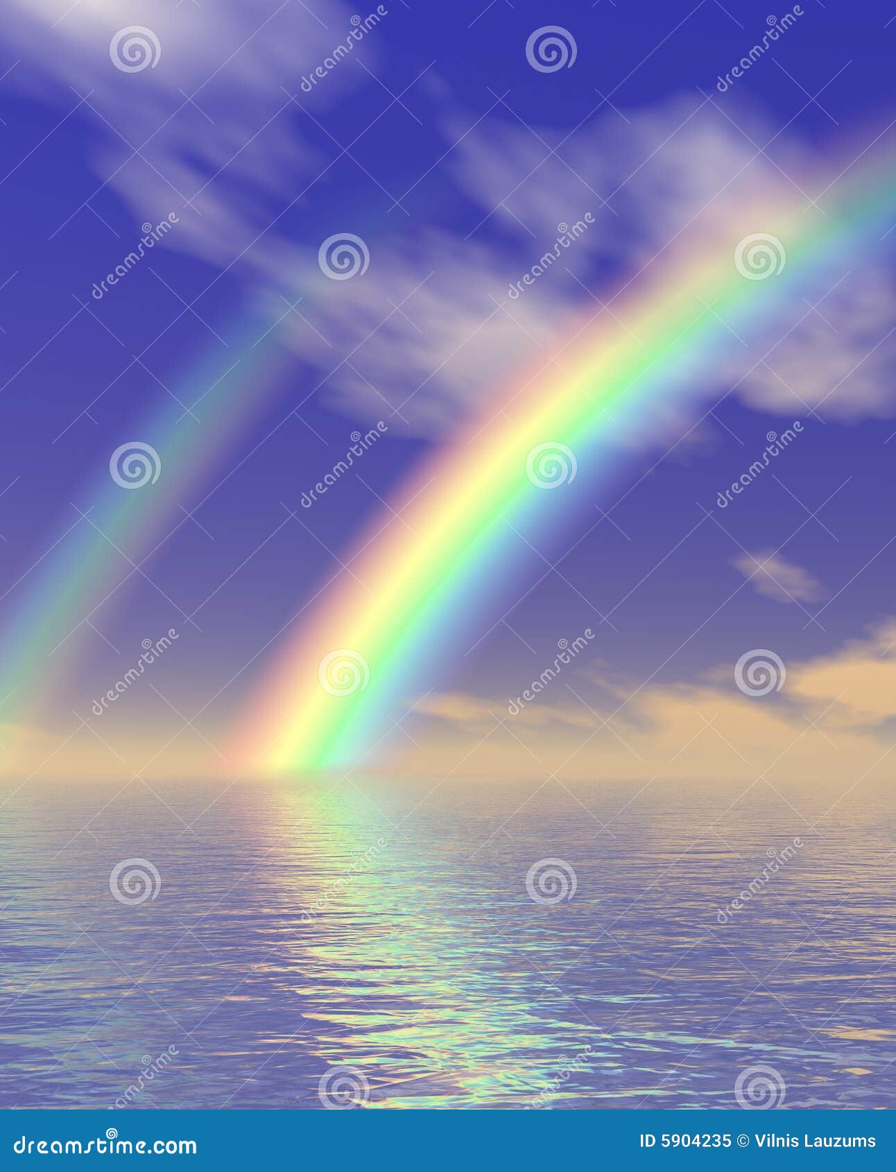 Beautiful Rainbow Royalty-Free Stock Image | CartoonDealer.com #881392