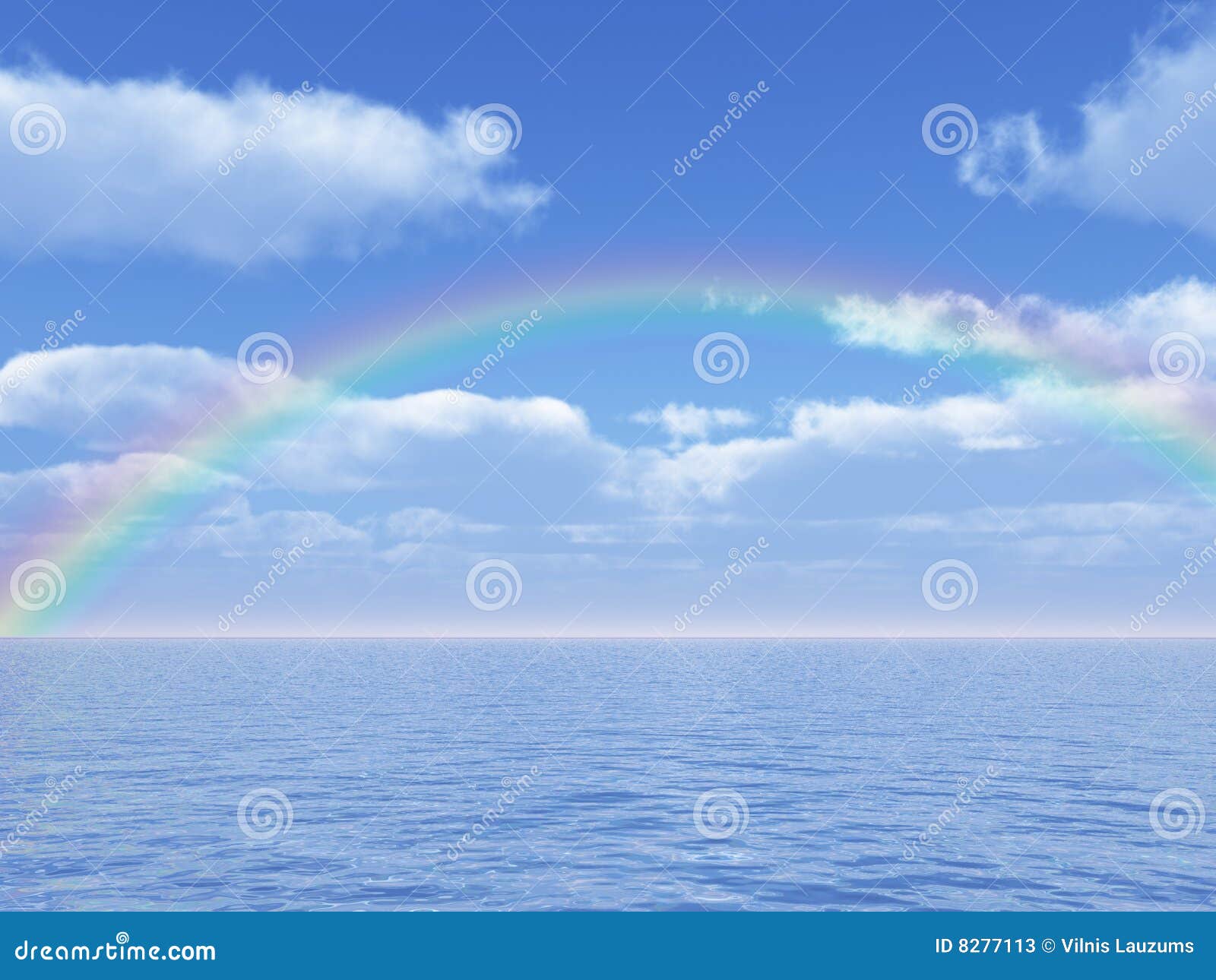 Beautiful rainbow stock illustration. Illustration of design - 8277113