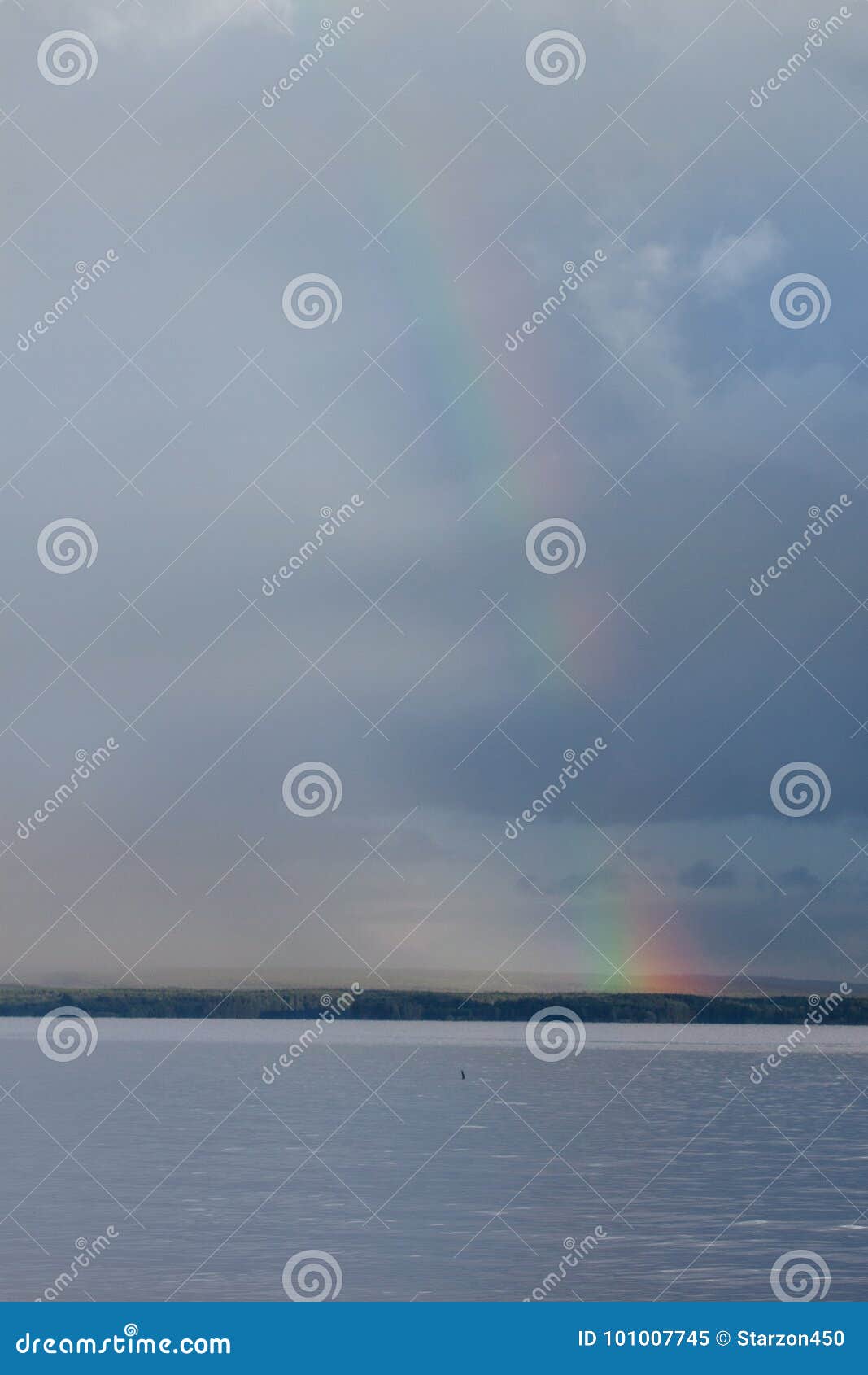 Beautiful Rainbow Appeared after the Rain. Stock Image - Image of ...