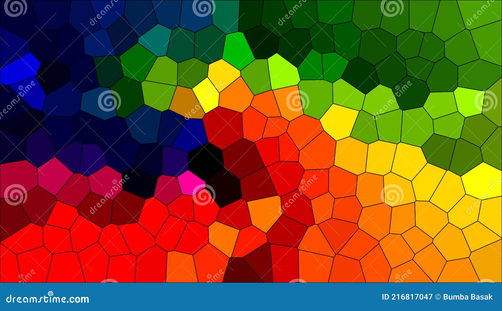 Rainbow Colour Geometric Pattern Stock Illustration - Illustration of ...