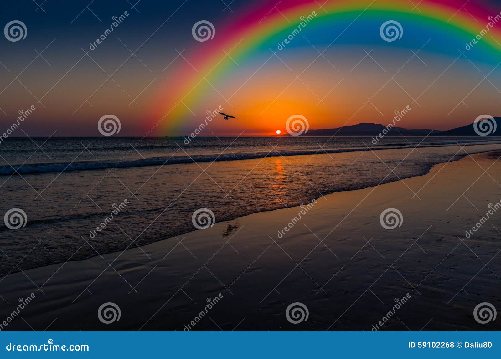 Beautiful Rainbow Color Wide Lens Projector With Light Beam For Movie ...