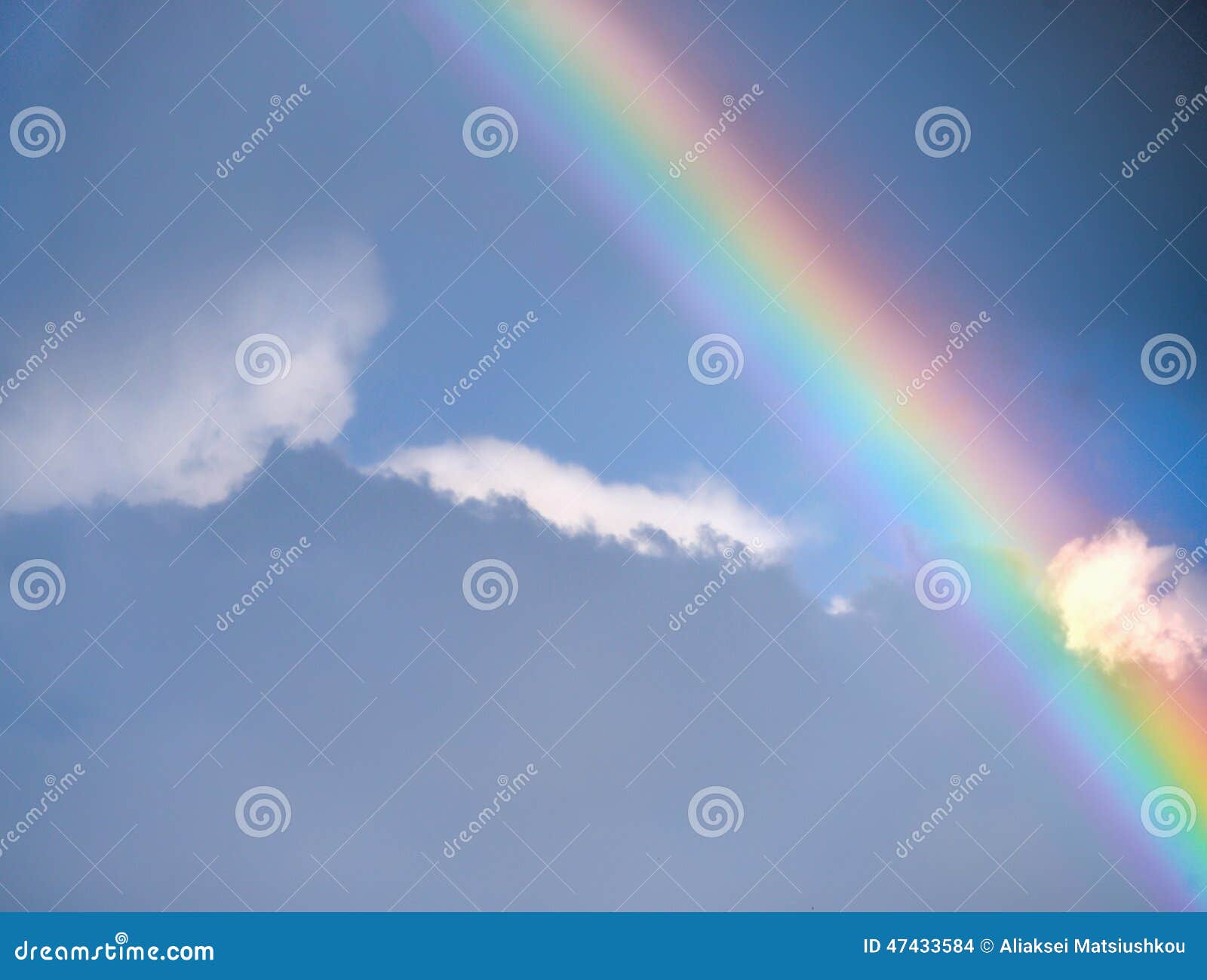 Beautiful Rainbow in the Sky Stock Photo - Image of spectrum, light ...