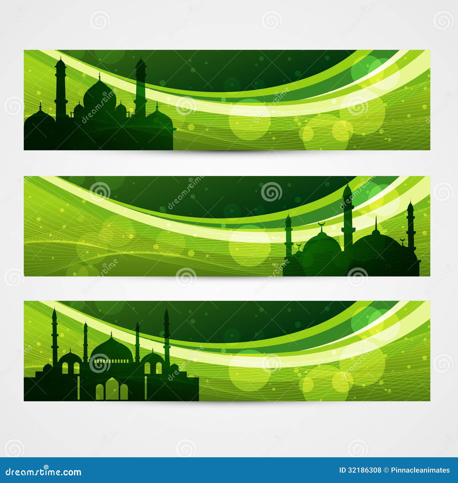 Beautiful ramadan headers stock vector. Illustration of mubarak - 32186308