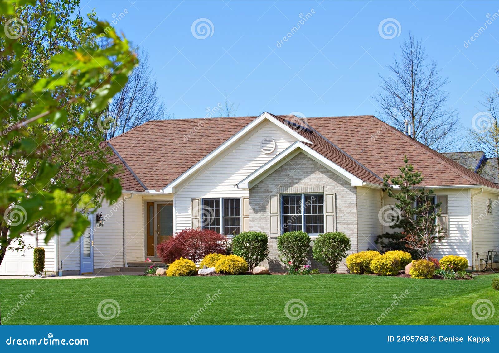Beautiful Ranch stock photo. Image of development, door - 2495768