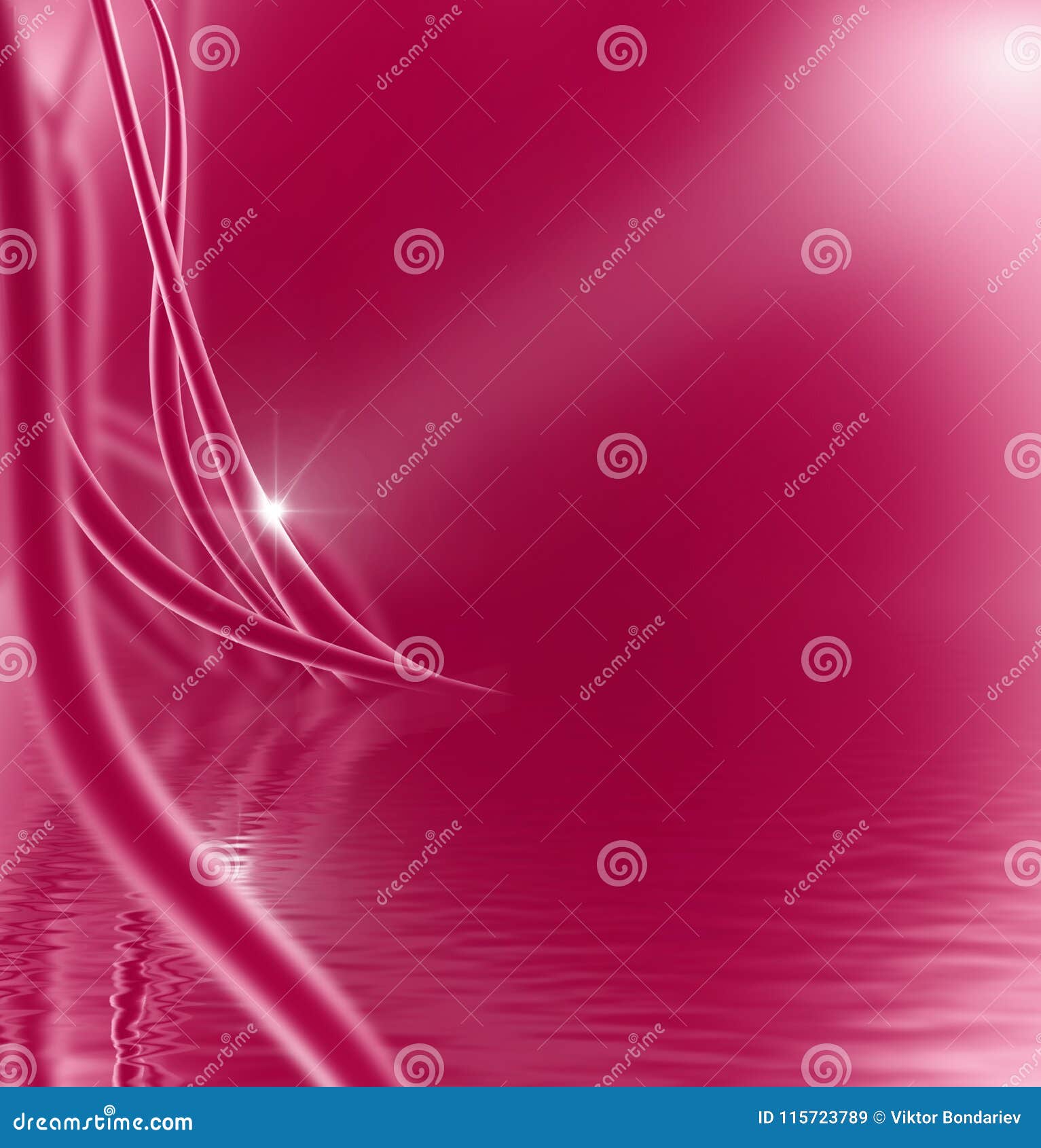 Beautiful Red Abstract Background Stock Illustration - Illustration of ...