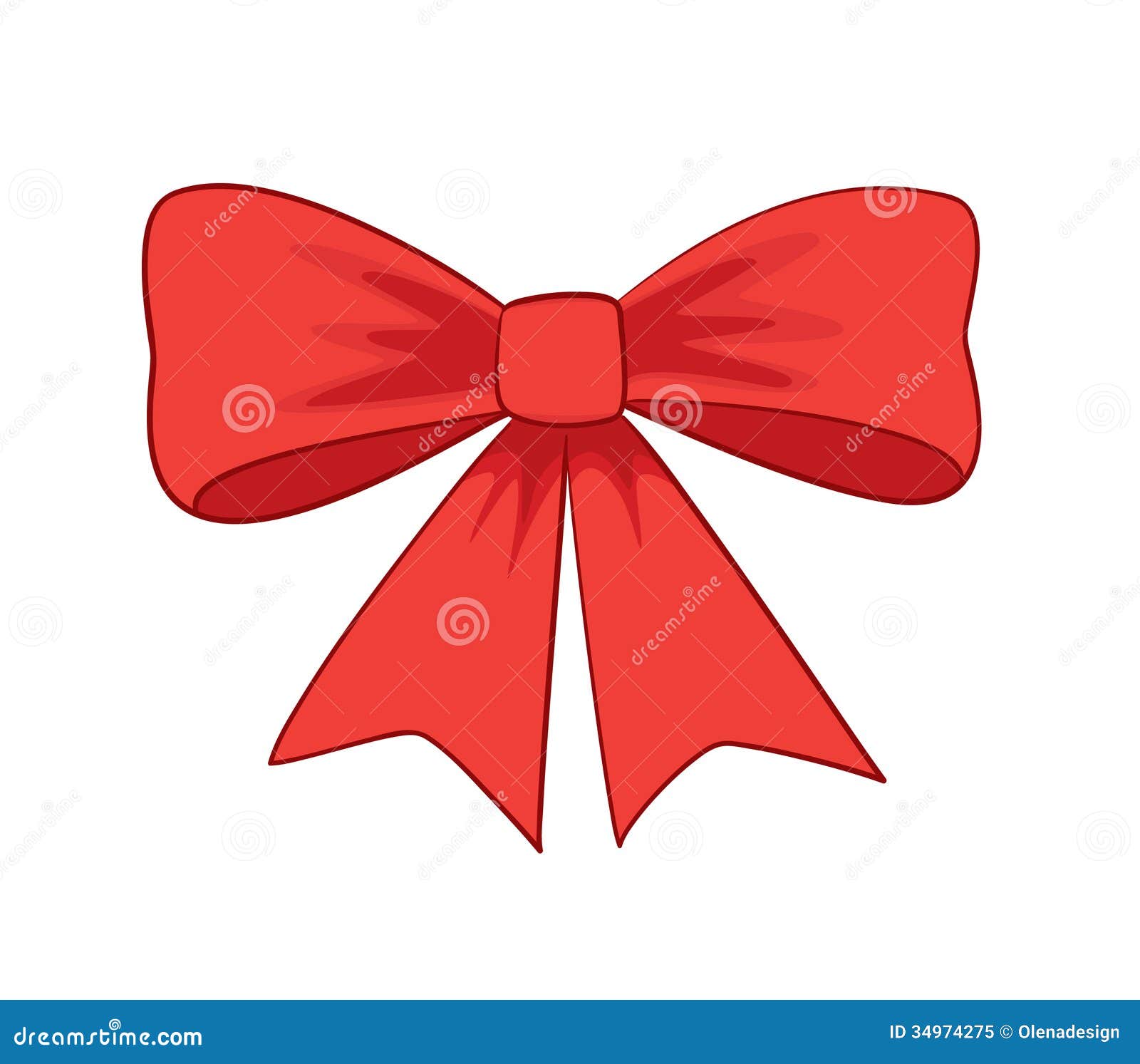 Beautiful Red Vector Bow-knot Stock Vector - Illustration of vector ...