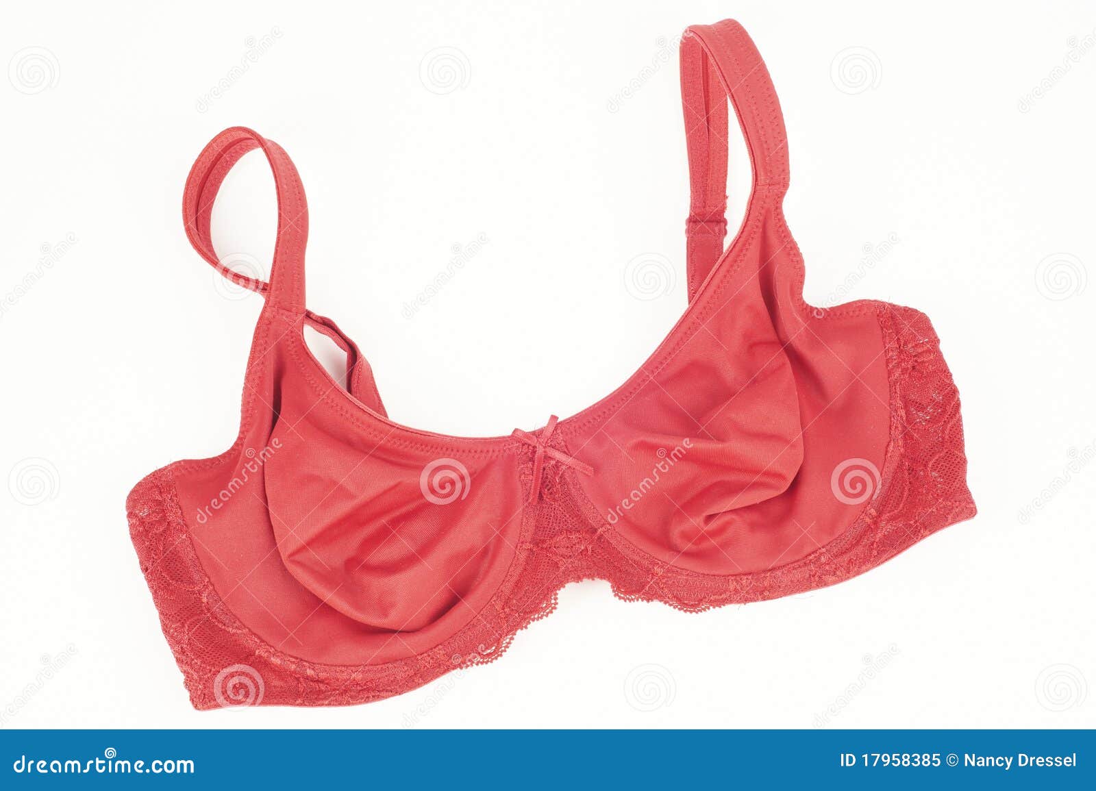 Beautiful red bra stock image. Image of item, body, color - 17958385