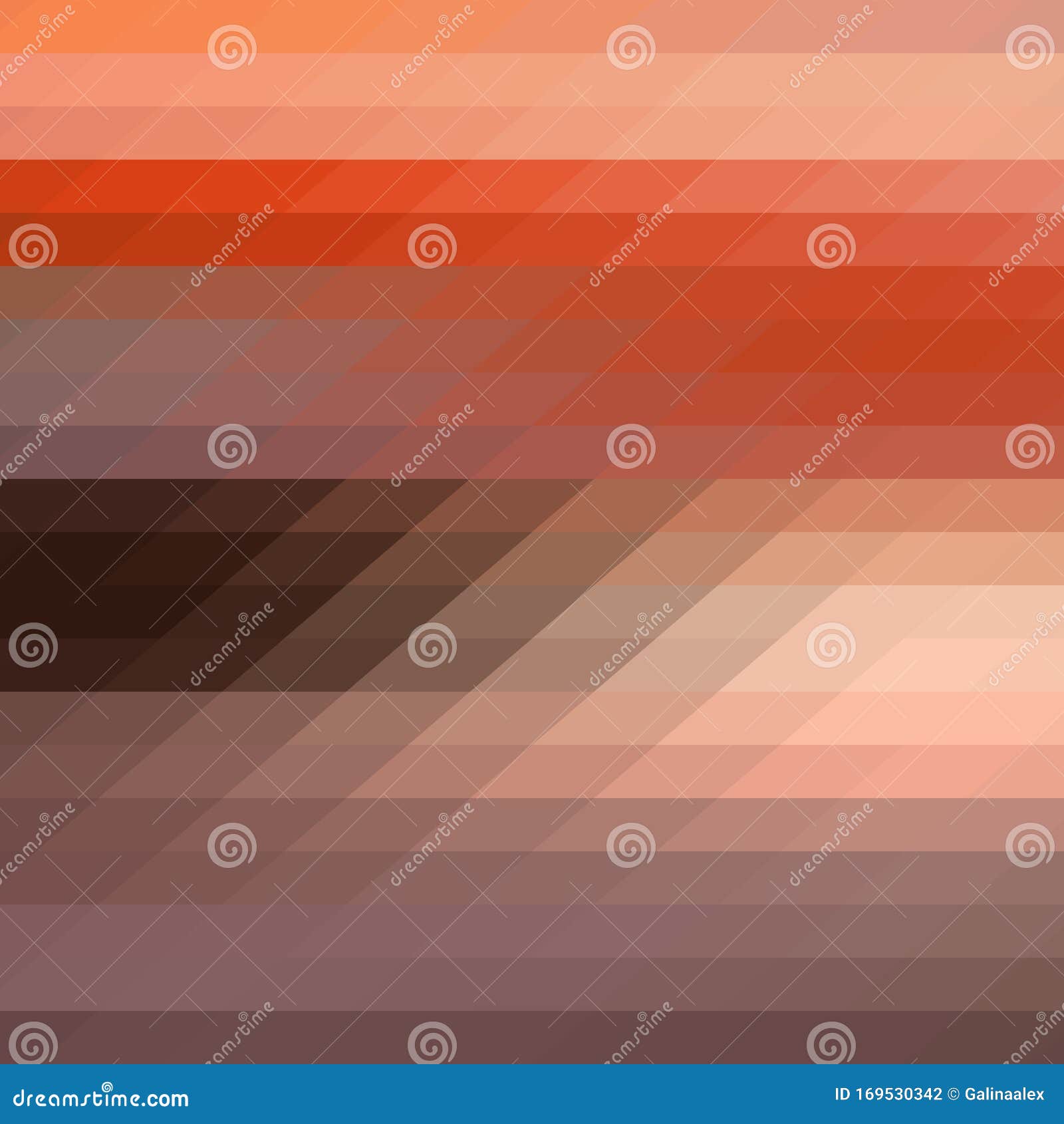 Beautiful Red Brown Abstract Geometric Background. Vector Illustration ...