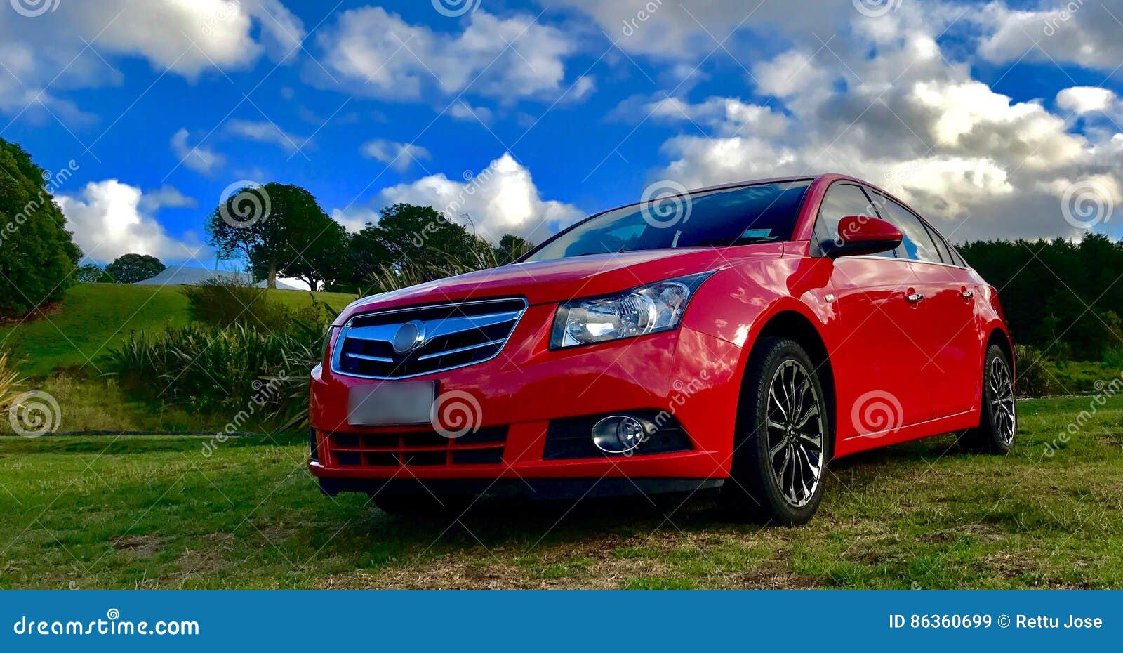 Beautiful red car stock image. Image of beautiful, park - 86360699