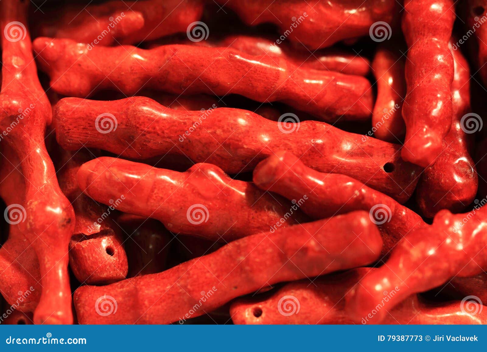 Beautiful red coral stock image. Image of beadwork, beauty - 79387773