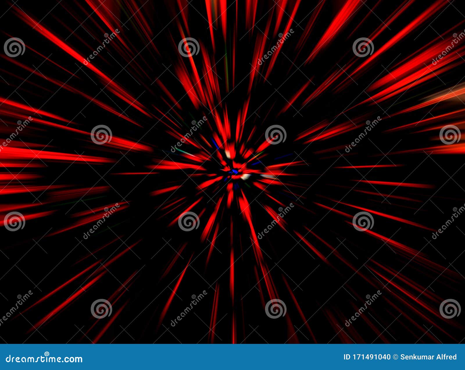 Beautiful Red Firework Effect Background Stock Illustration ...