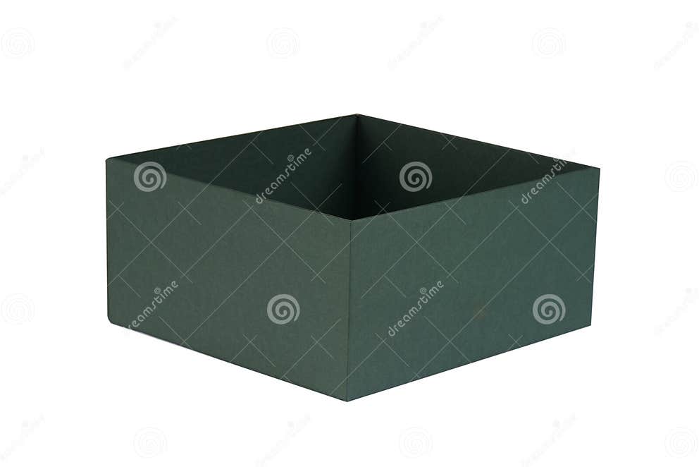 Beautiful Red Gift Box with Open Lid with Side View and Space for Text ...