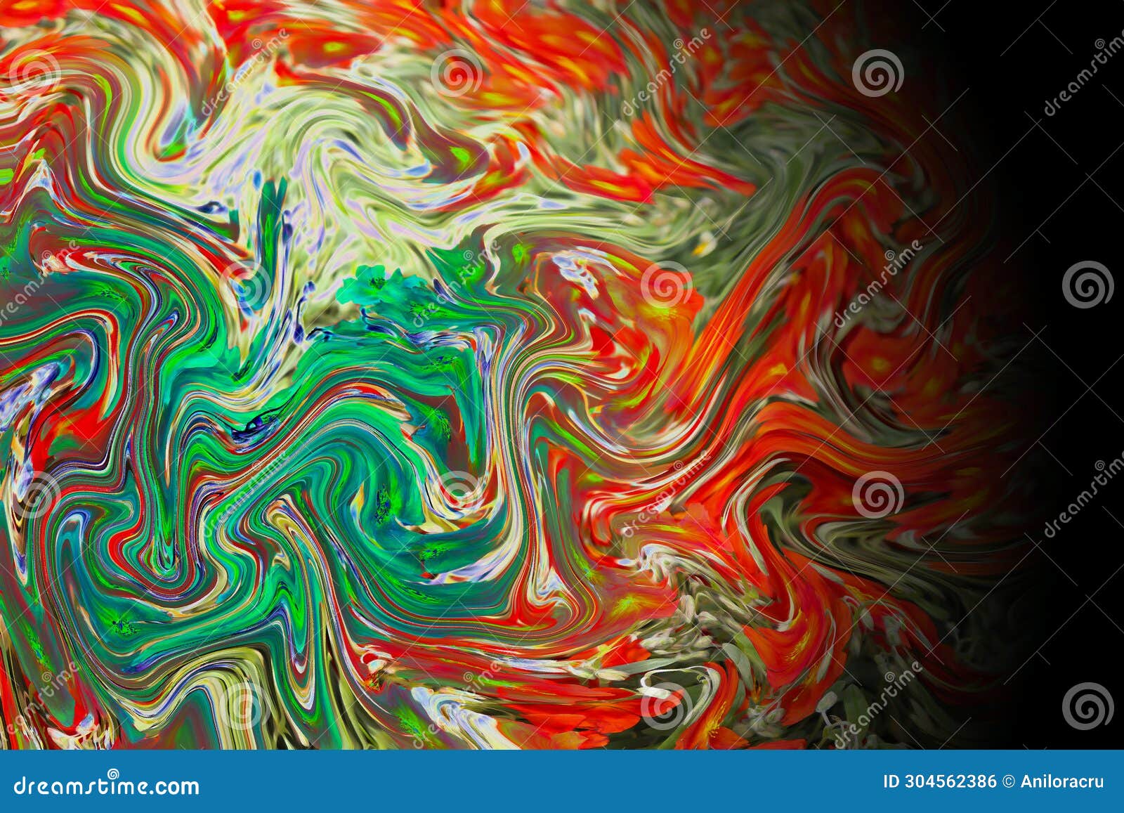 Beautiful Red and Green Background with Abstract Pattern. Photo ...