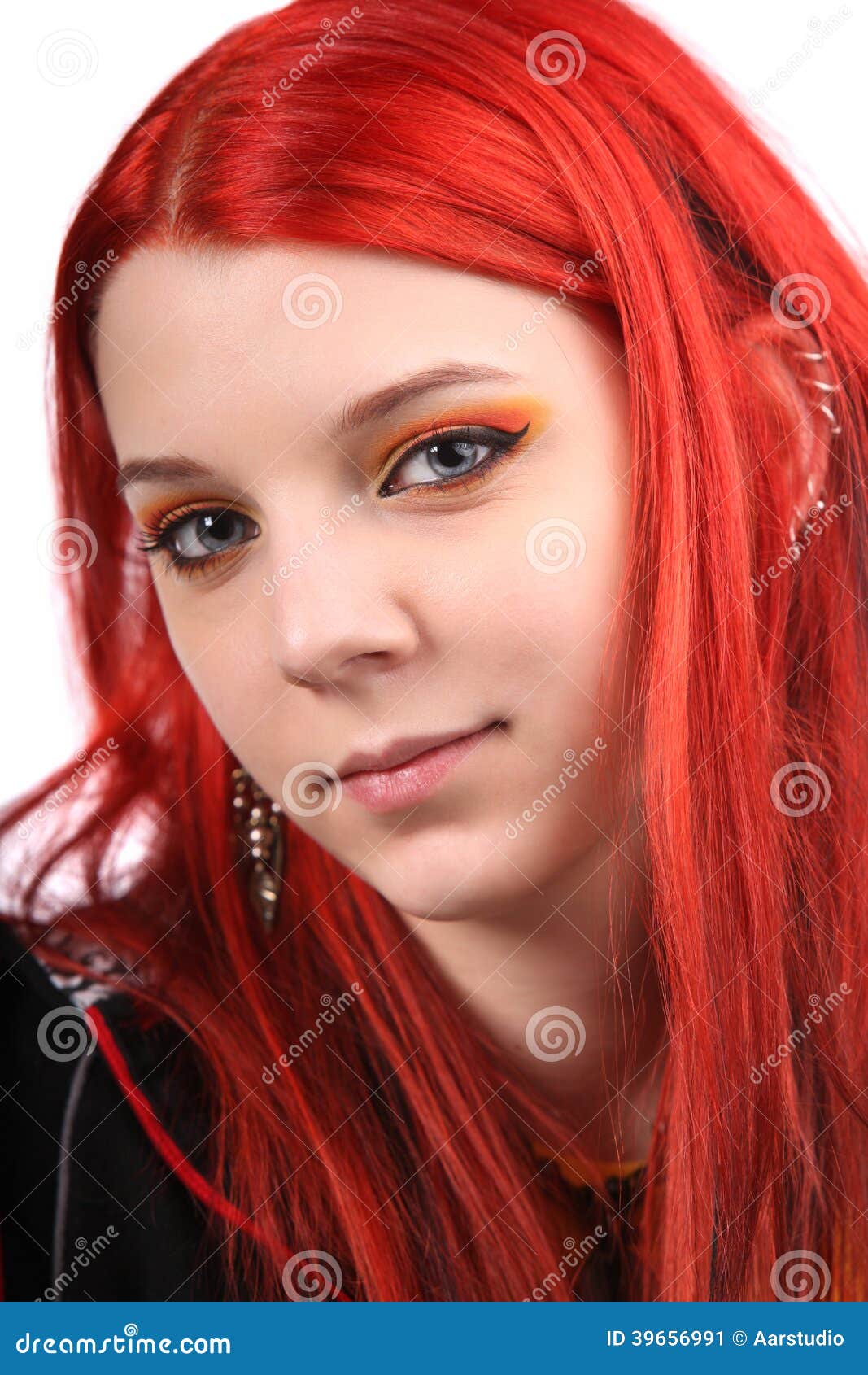 Beautiful red hair girl stock image. Image of redhead - 39656991