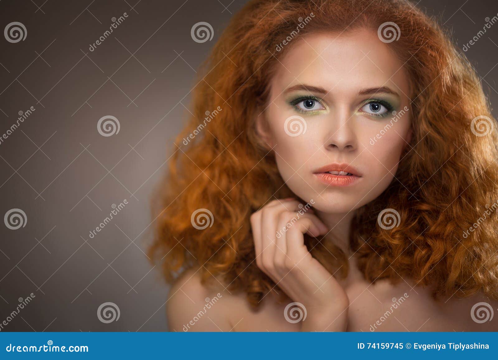 Beautiful Red Haired Girl Stock Image Image Of Woman 74159745