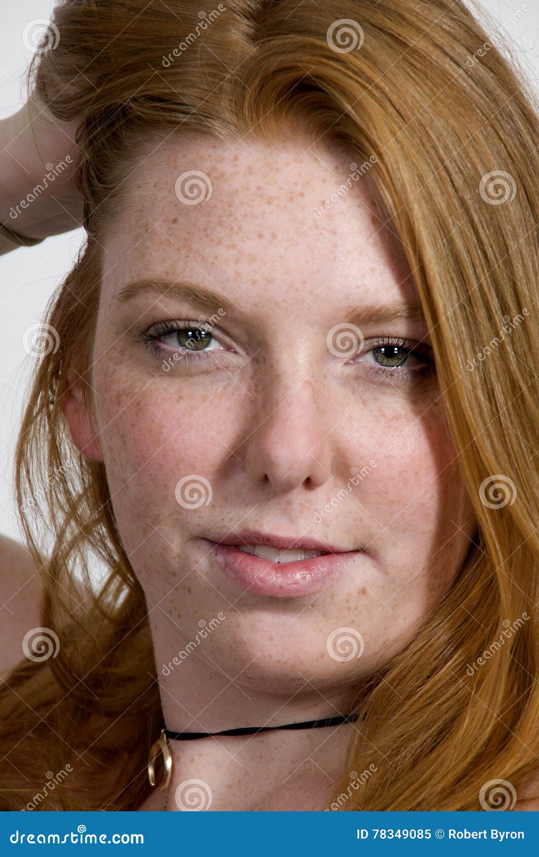 Beautiful Red Haired Woman Stock Image Image Of Happy 78349085